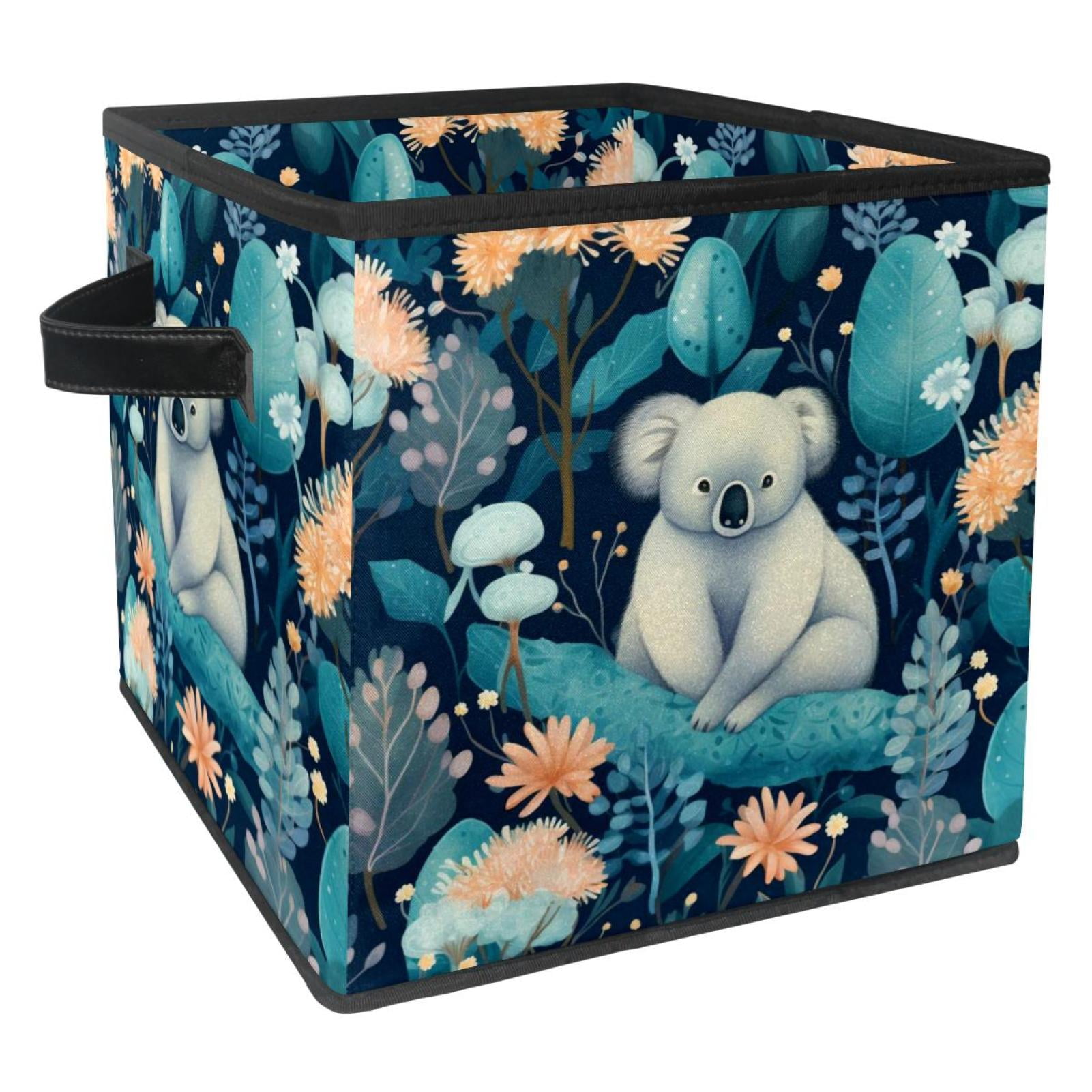 Koala Foldable Cube Organizer with Handle, 10.8"x10.5"x10.6", Large ...