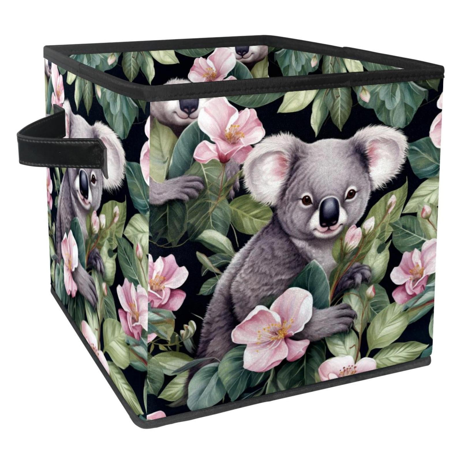 Koala Foldable Storage Cubes with Handle, 10.8"x10.5"x10.6", Large ...