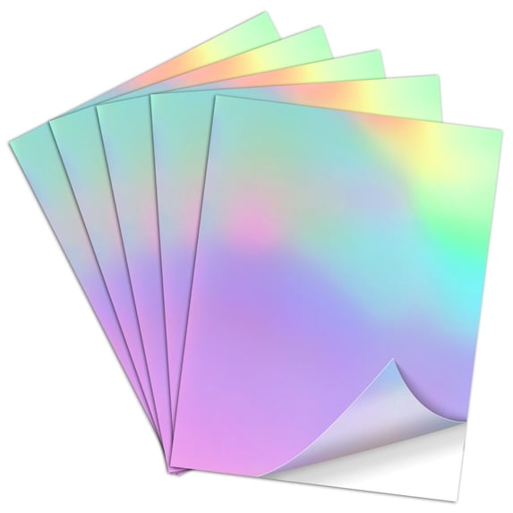 Koala Holographic Clear Self-Adhesive Laminting Sheets A4, 20 Sheets ...