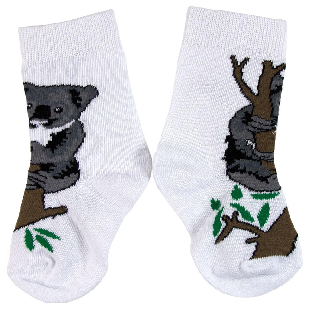 Koala In Tree Juvy Socks - 4-8 - Walmart.com