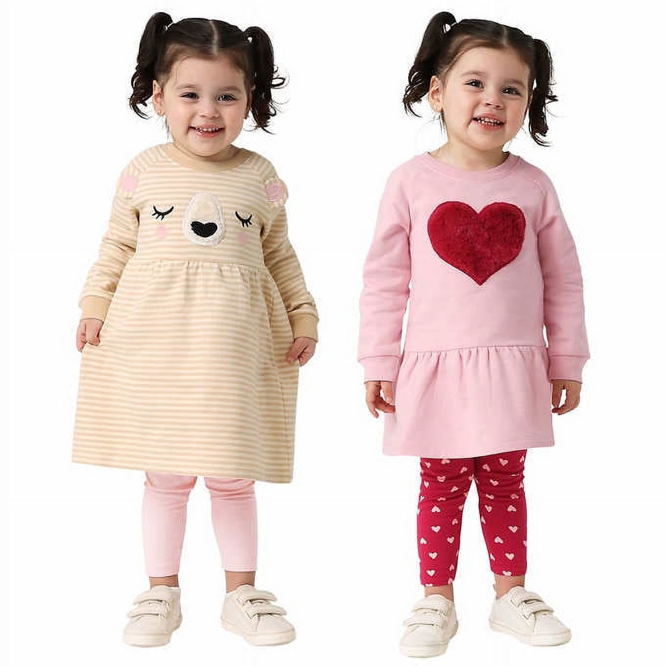 Koala Kids' 4-piece Fleece Set | Pink(Bear), 2T - Walmart.com