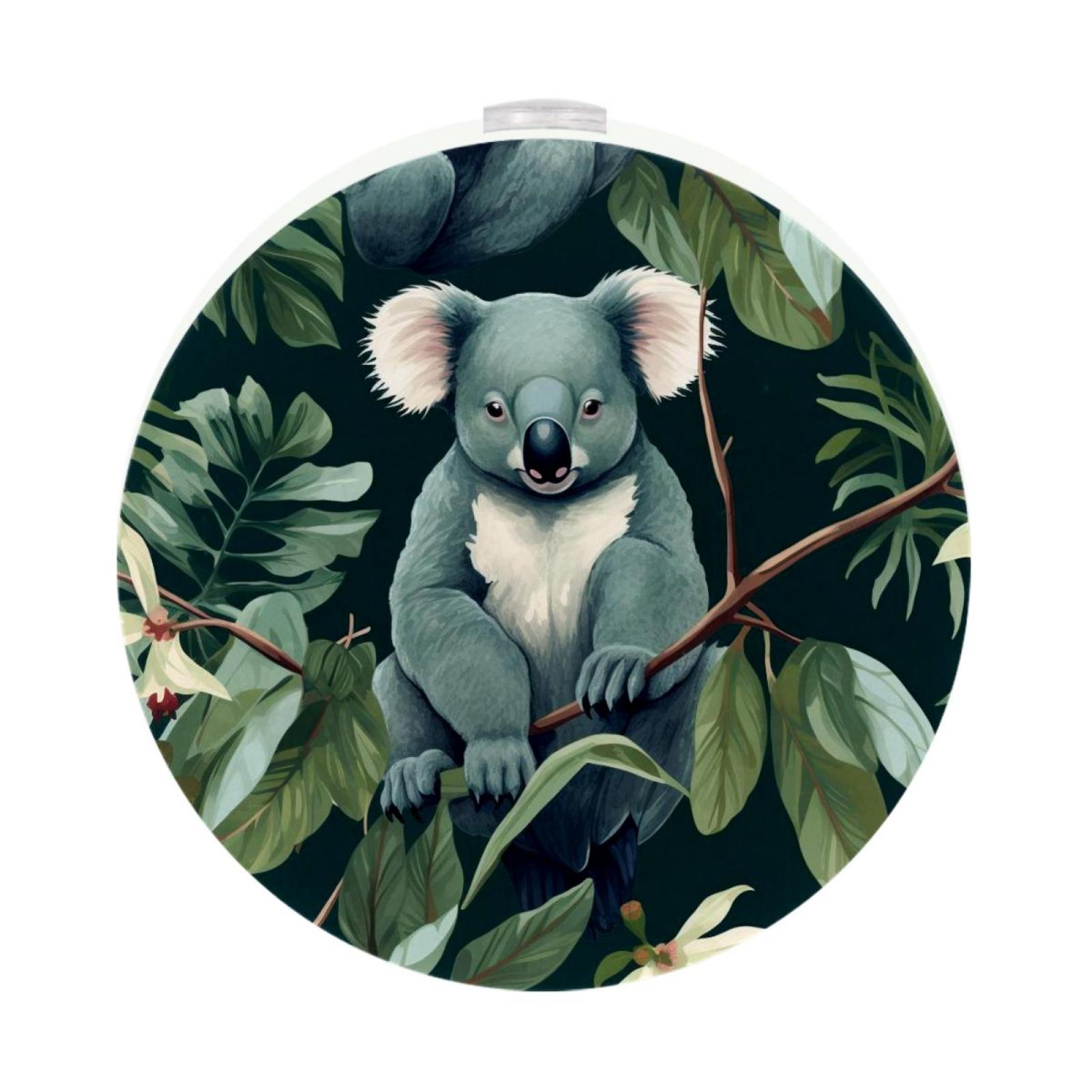 Koala LED Round Night Light-2PCS: Compact and Energy-Efficient Lighting ...