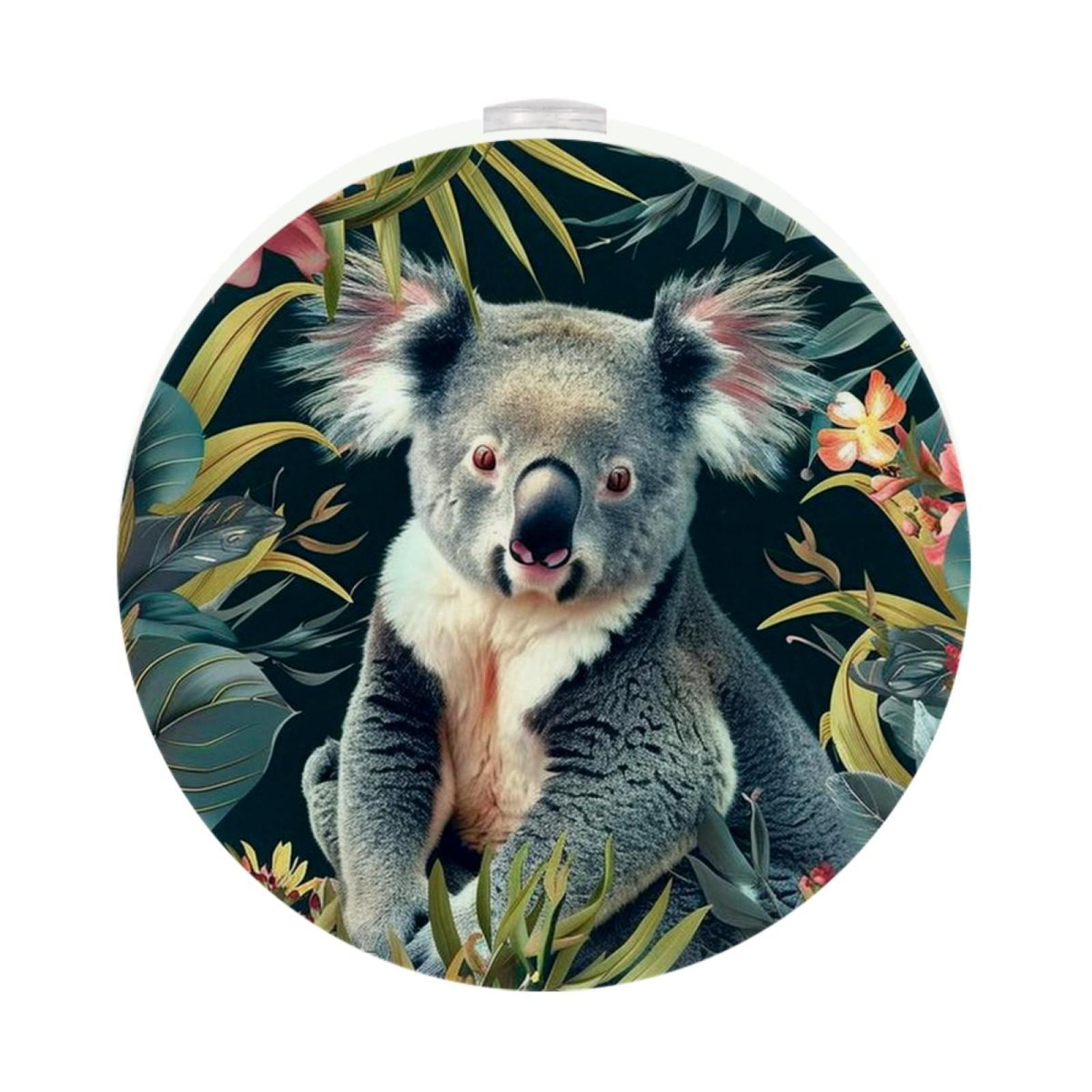 Koala LED Round Night Light 2PCS - Small Nightlights with Soft Glow ...