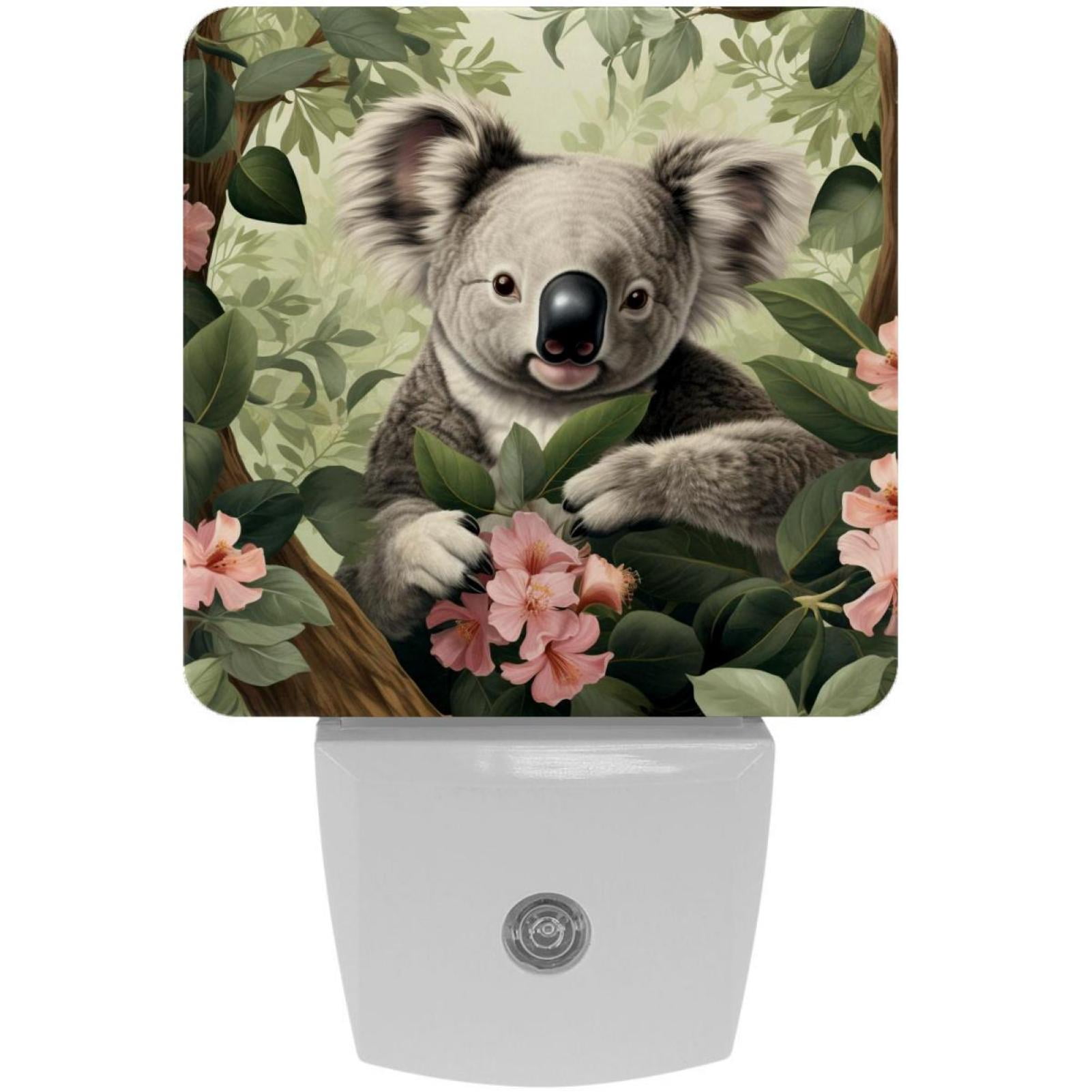 Koala LED Square Night Lights - Bright and Compact Bedroom or Bathroom ...