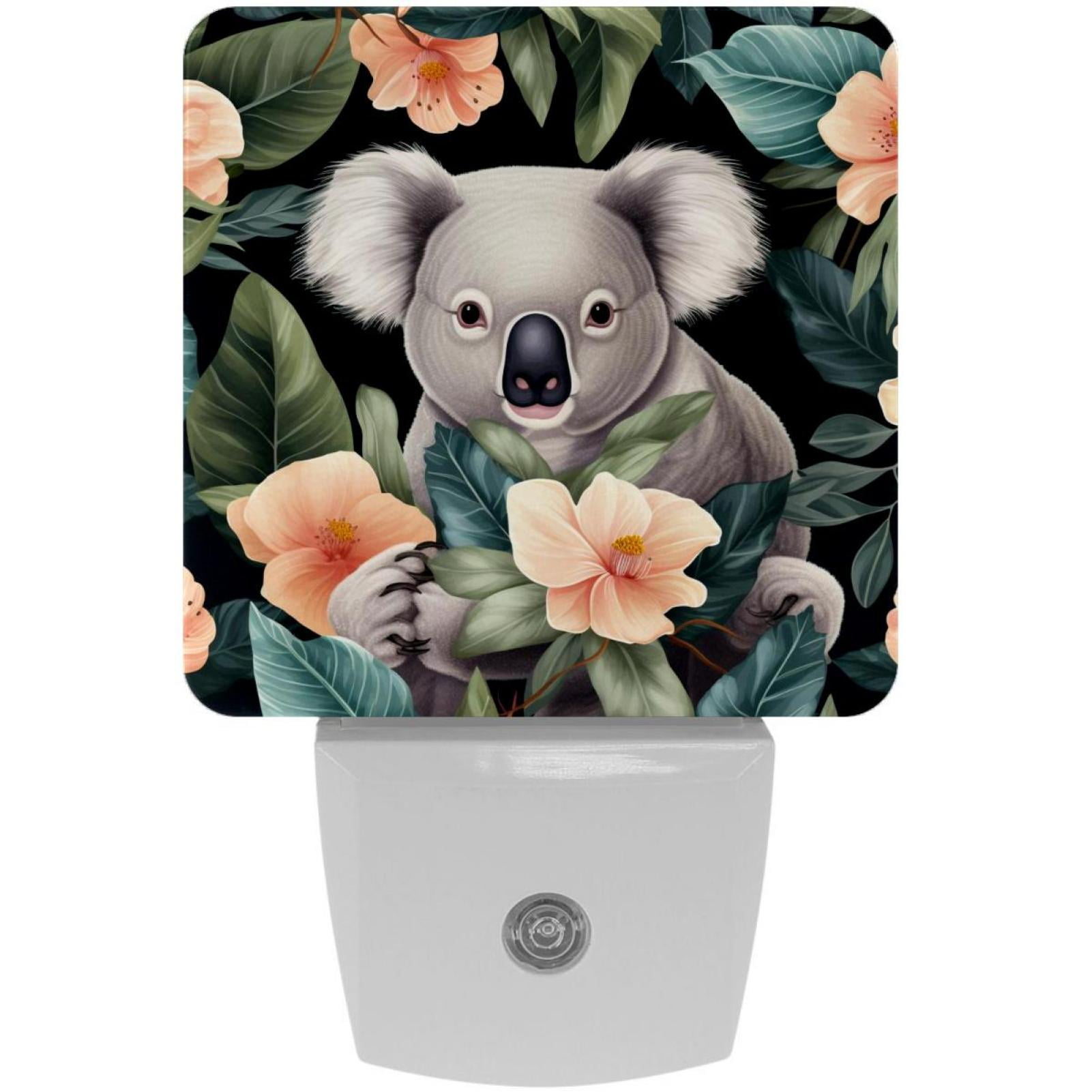 Koala LED Square Night Lights - Bright and Compact Bedroom or Bathroom ...