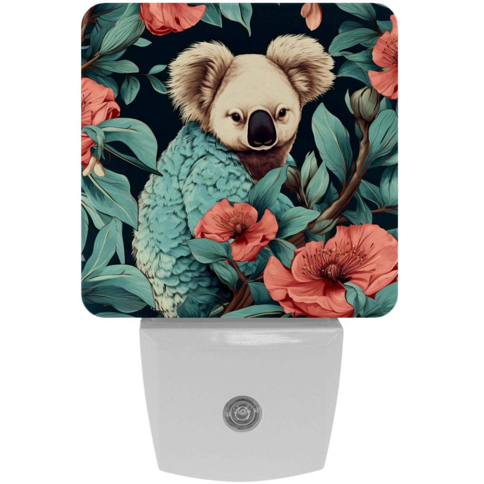 Koala LED Square Night Lights - Modern Design, Soft Glow, Energy ...