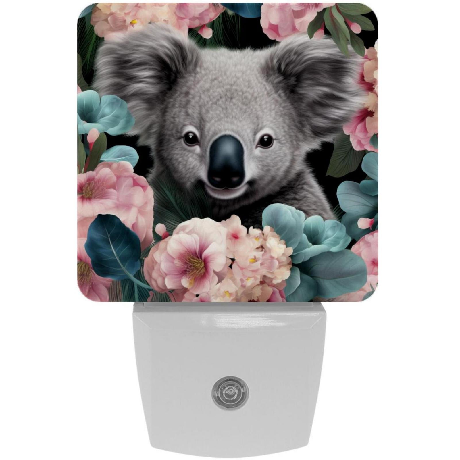 Koala LED Square Night Lights - Modern Design, Soft Glow, Energy ...
