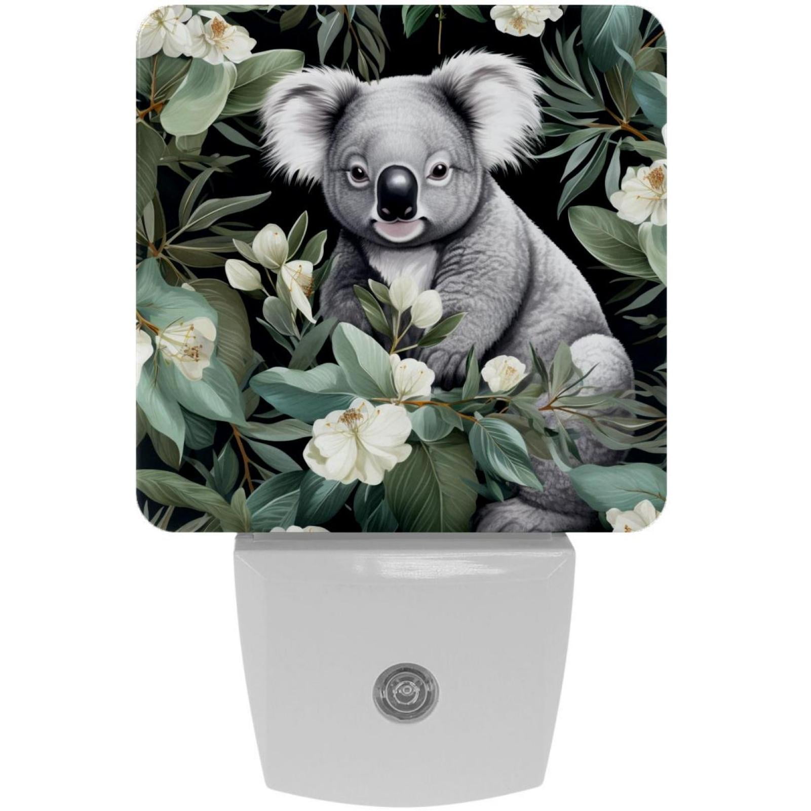 Koala LED Square Night Lights - Portable and Stylish for Bedroom and ...