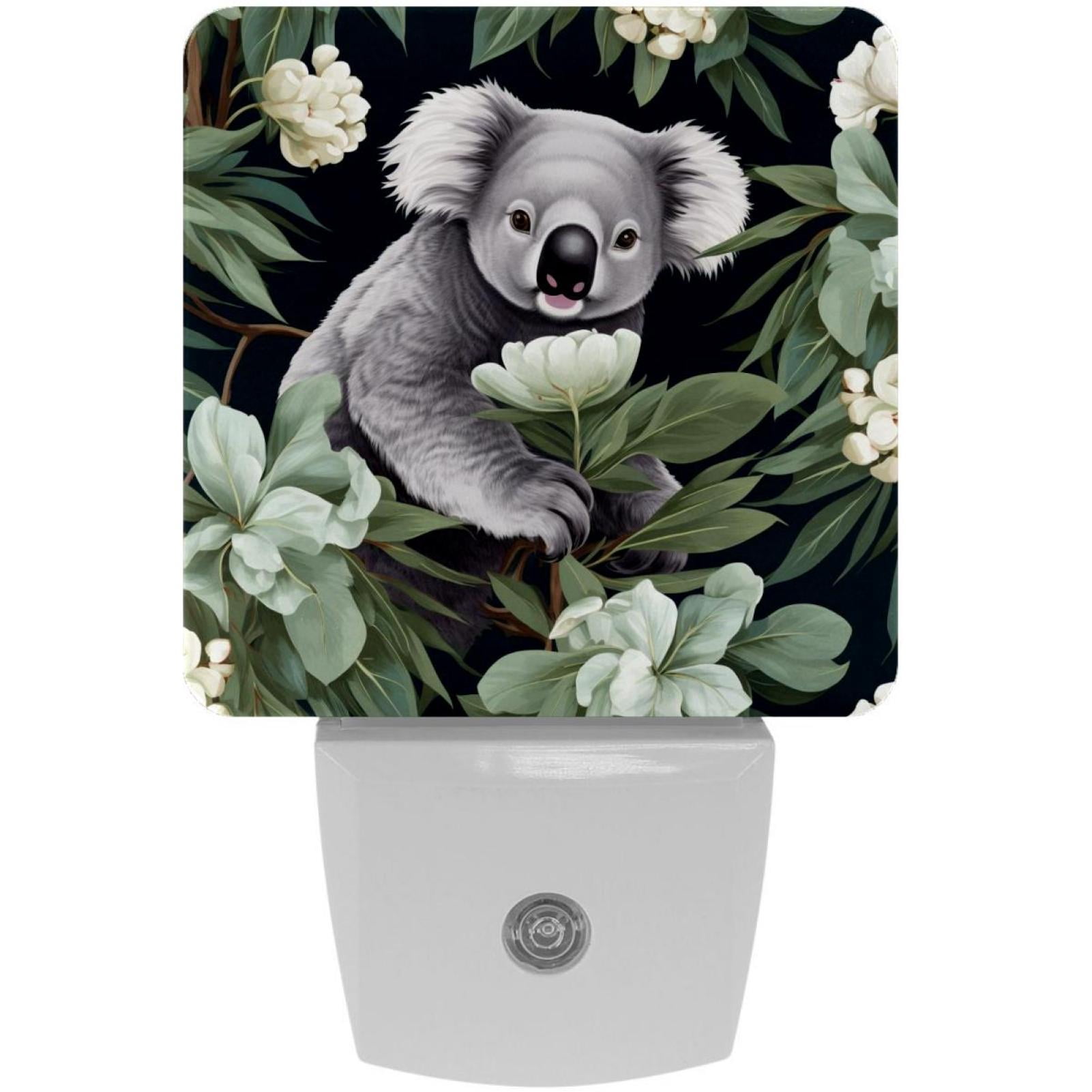 Koala LED Square Night Lights - Portable and Stylish for Bedroom and ...