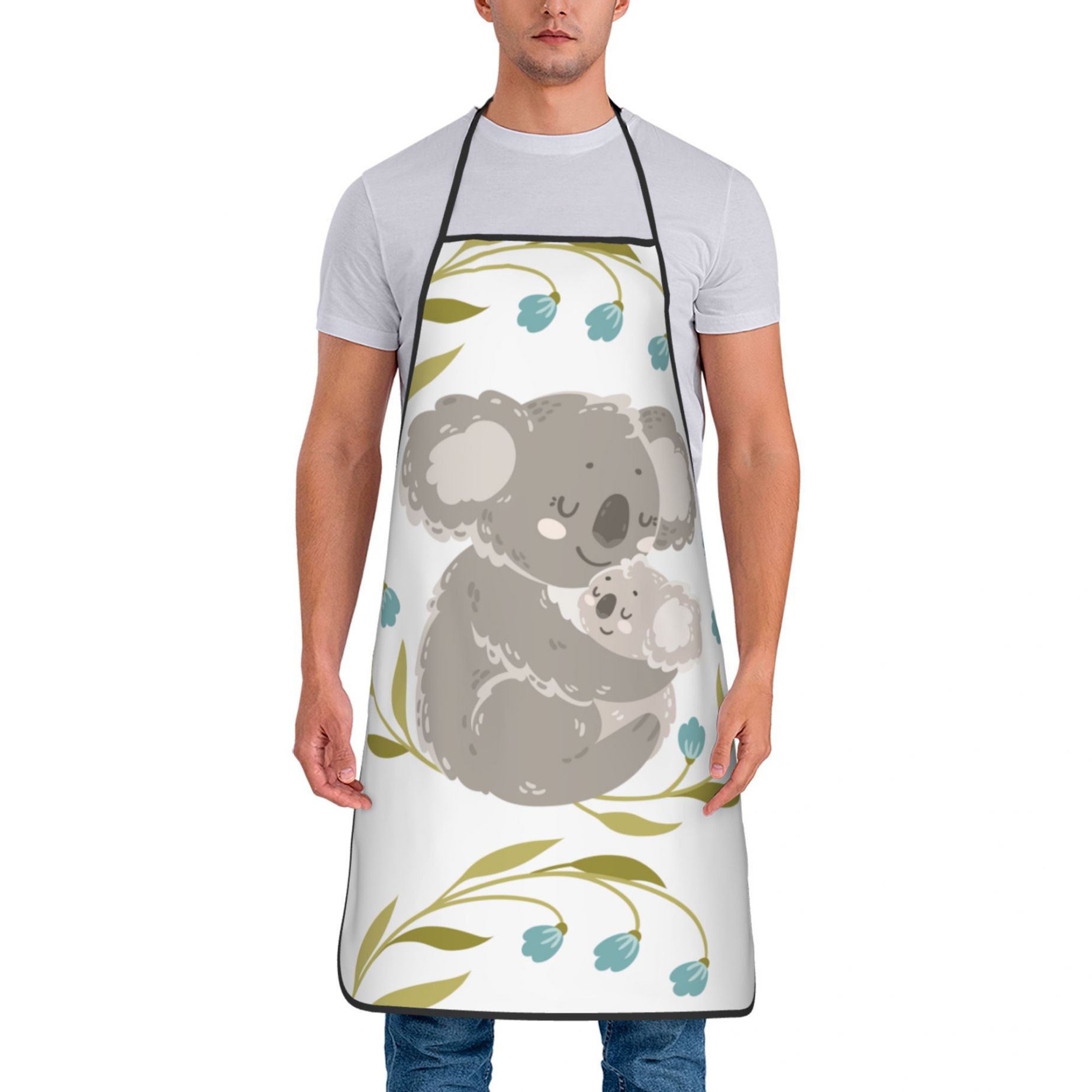 Koala Mother-Koala mother Aprons for Women Men Waterproof Apron Kitchen Chef Cooking BBQ ...