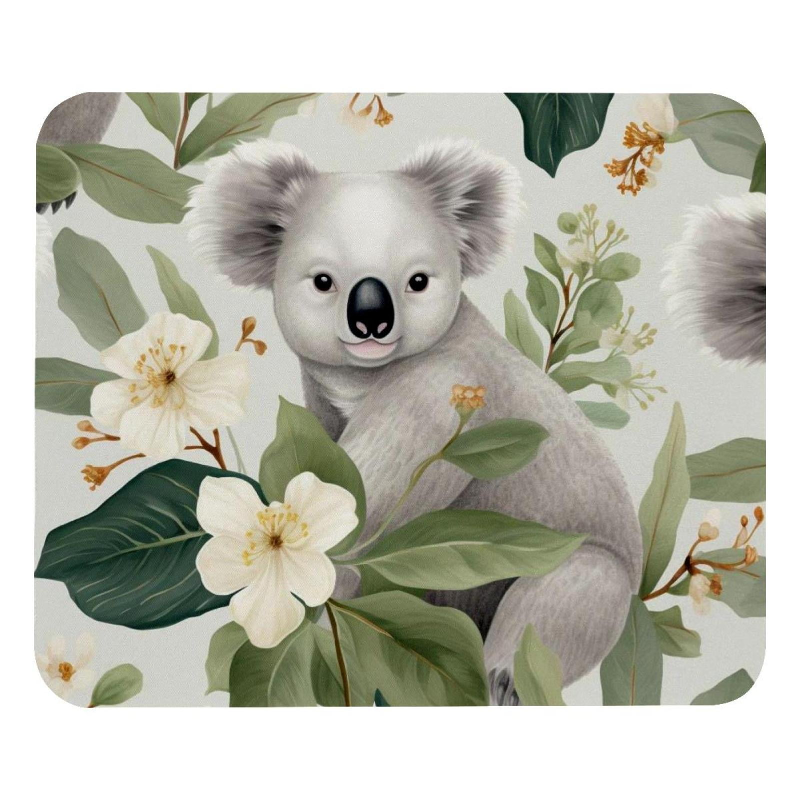 Koala Mouse Pad, Personality Design Rubber Base for Office Decor for ...