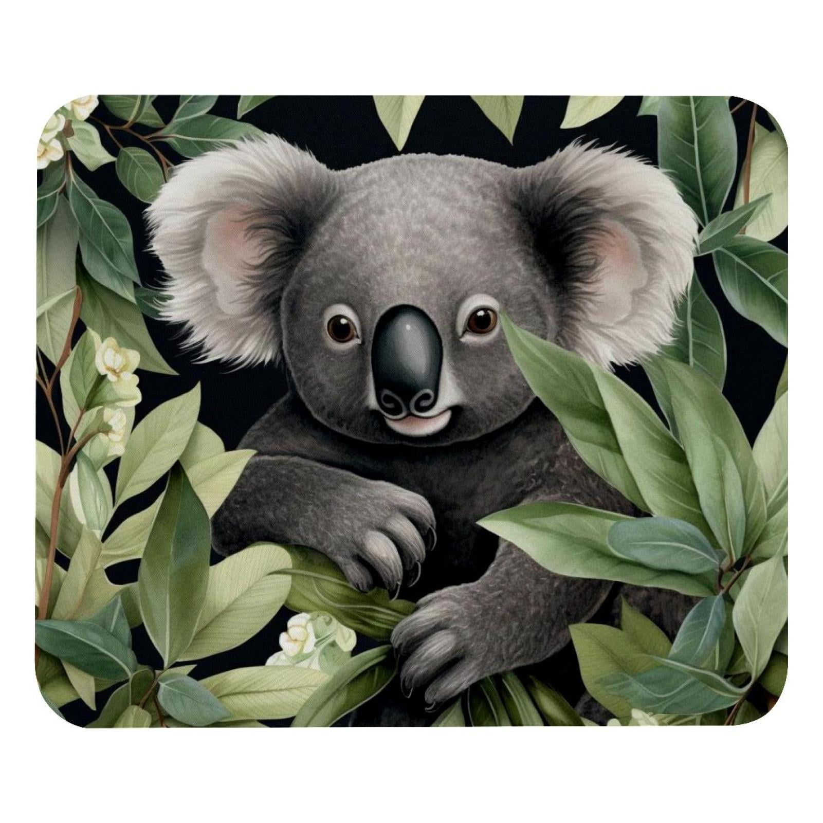 Koala Mouse Pad, Personality Design Rubber Base for Office Decor for ...