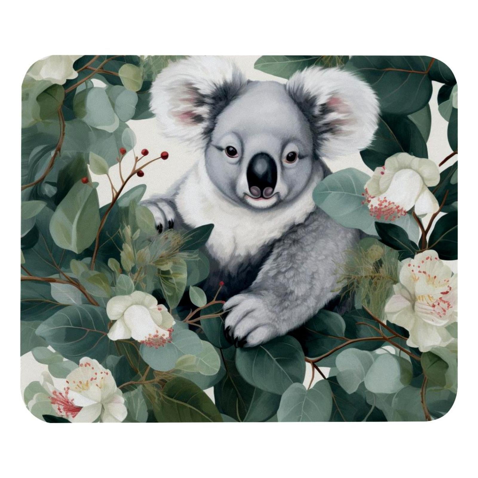 Koala Mouse Pad, Personality Design Rubber Base for Office Decor for ...