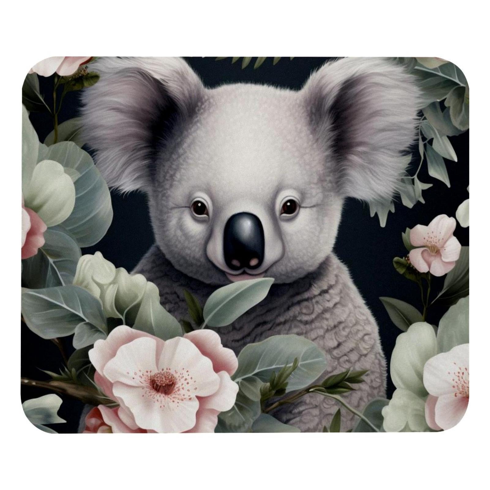 Koala Mouse Pad, Personality Design Rubber Base for Office Decor for ...