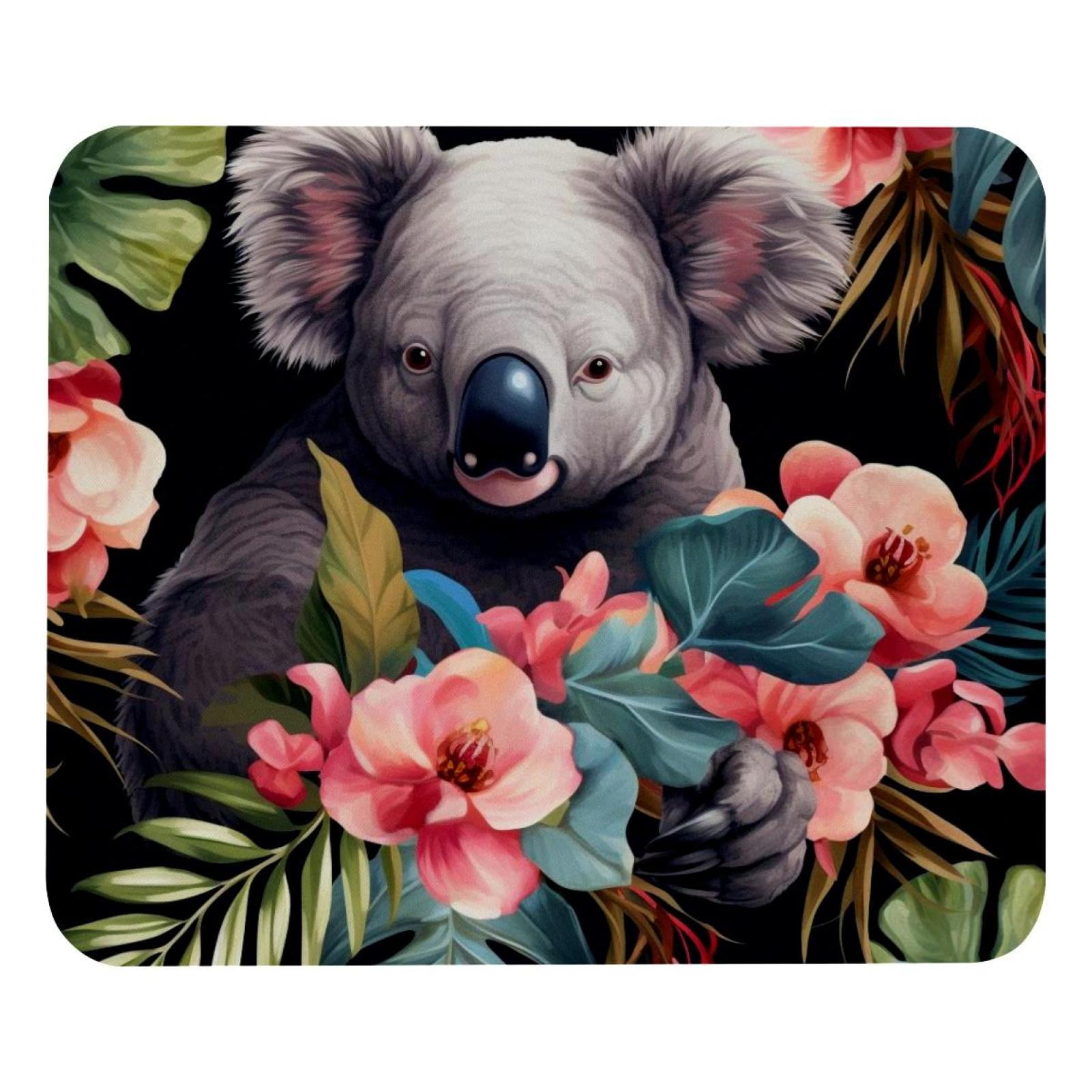 Koala Mouse Pad, Personality Design Rubber Base for Office Decor for ...