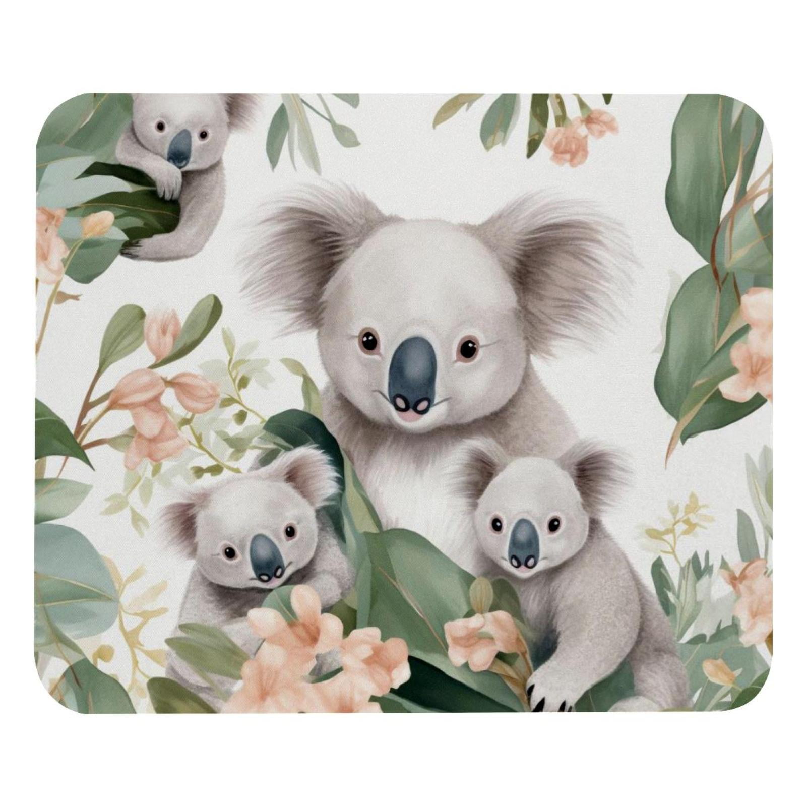 Koala Mouse Pad, Personality Design Rubber Base for Office Decor for ...
