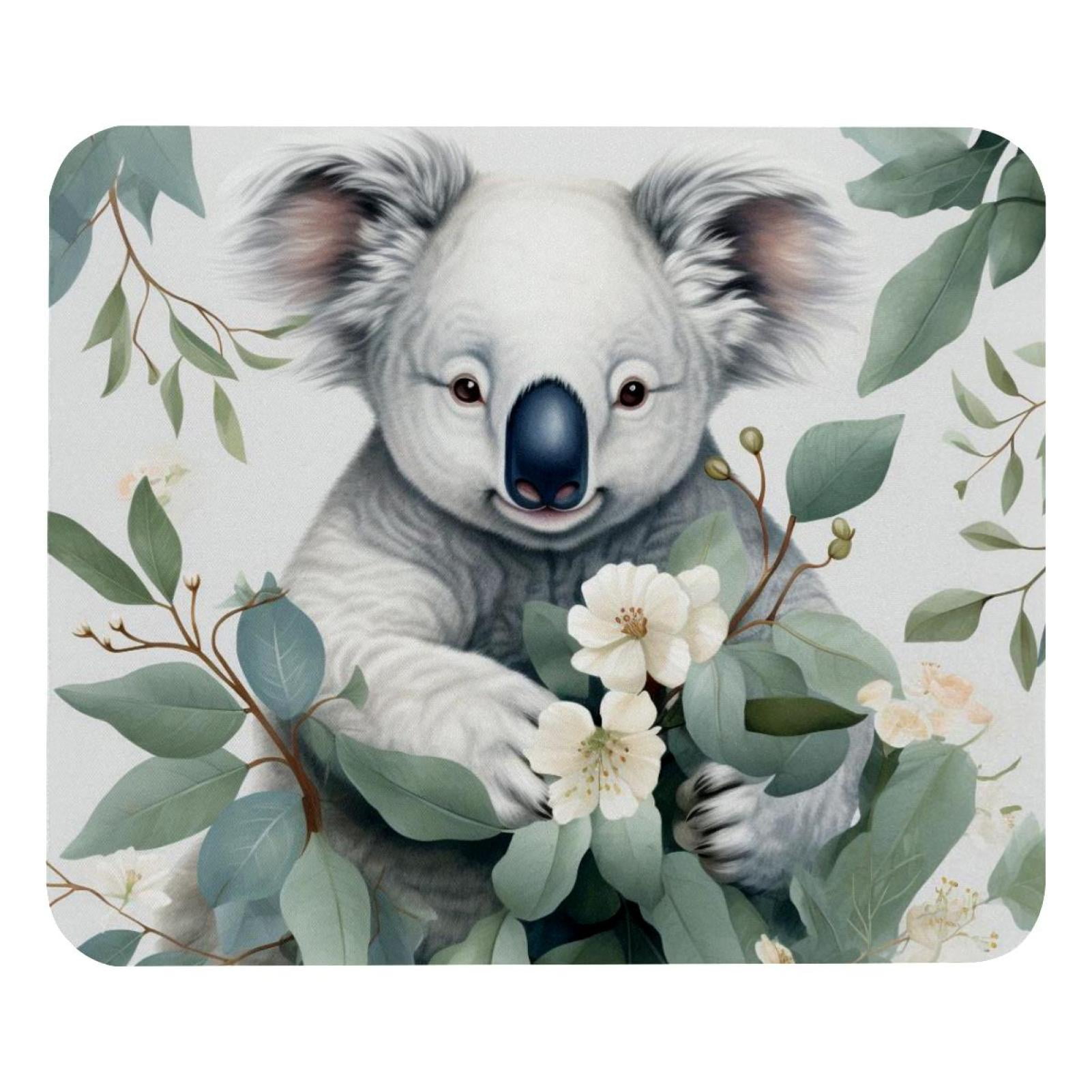 Koala Mouse Pad, Personality Design Rubber Base for Office Decor for ...