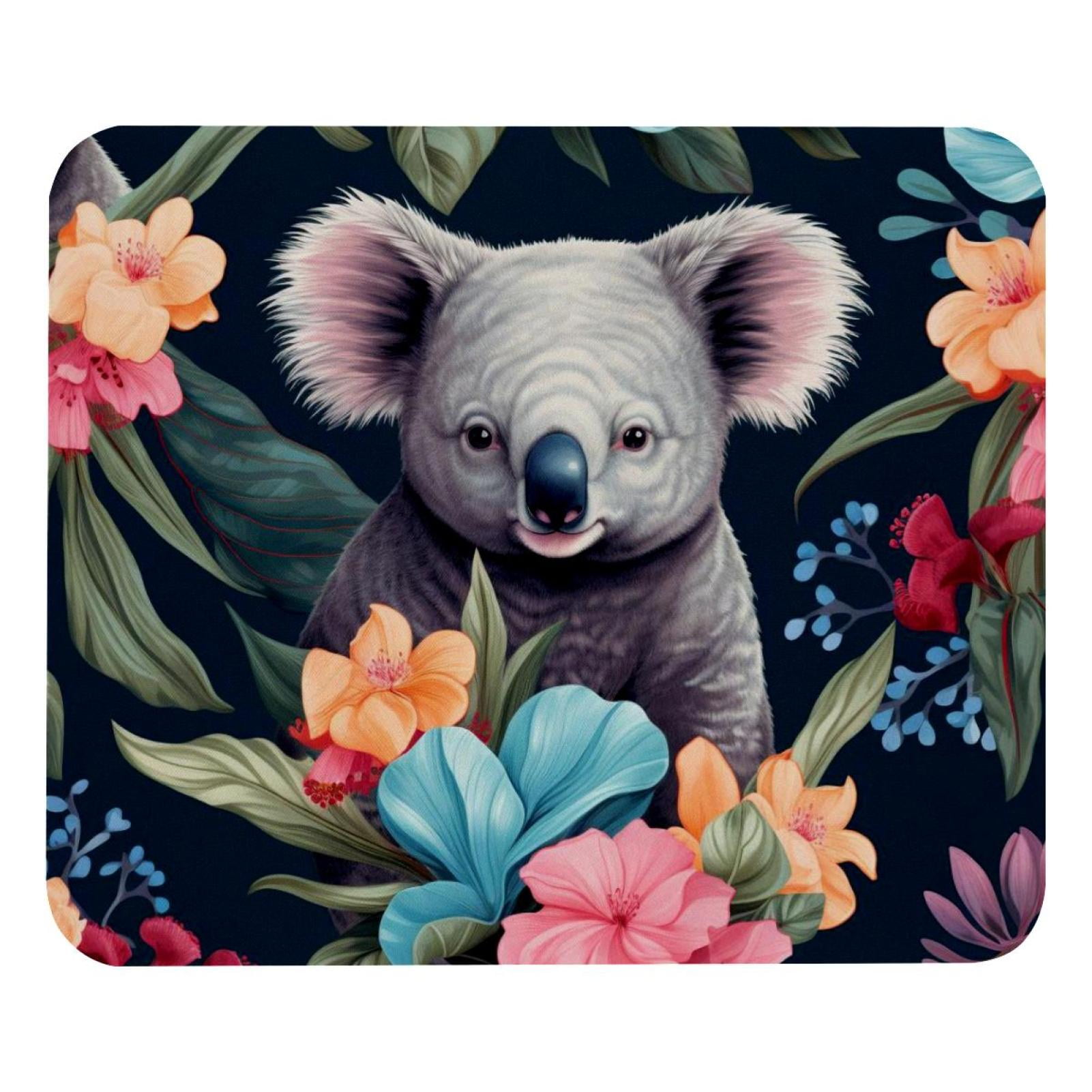Koala Mouse Pad, Personality Design Rubber Base for Office Decor for ...