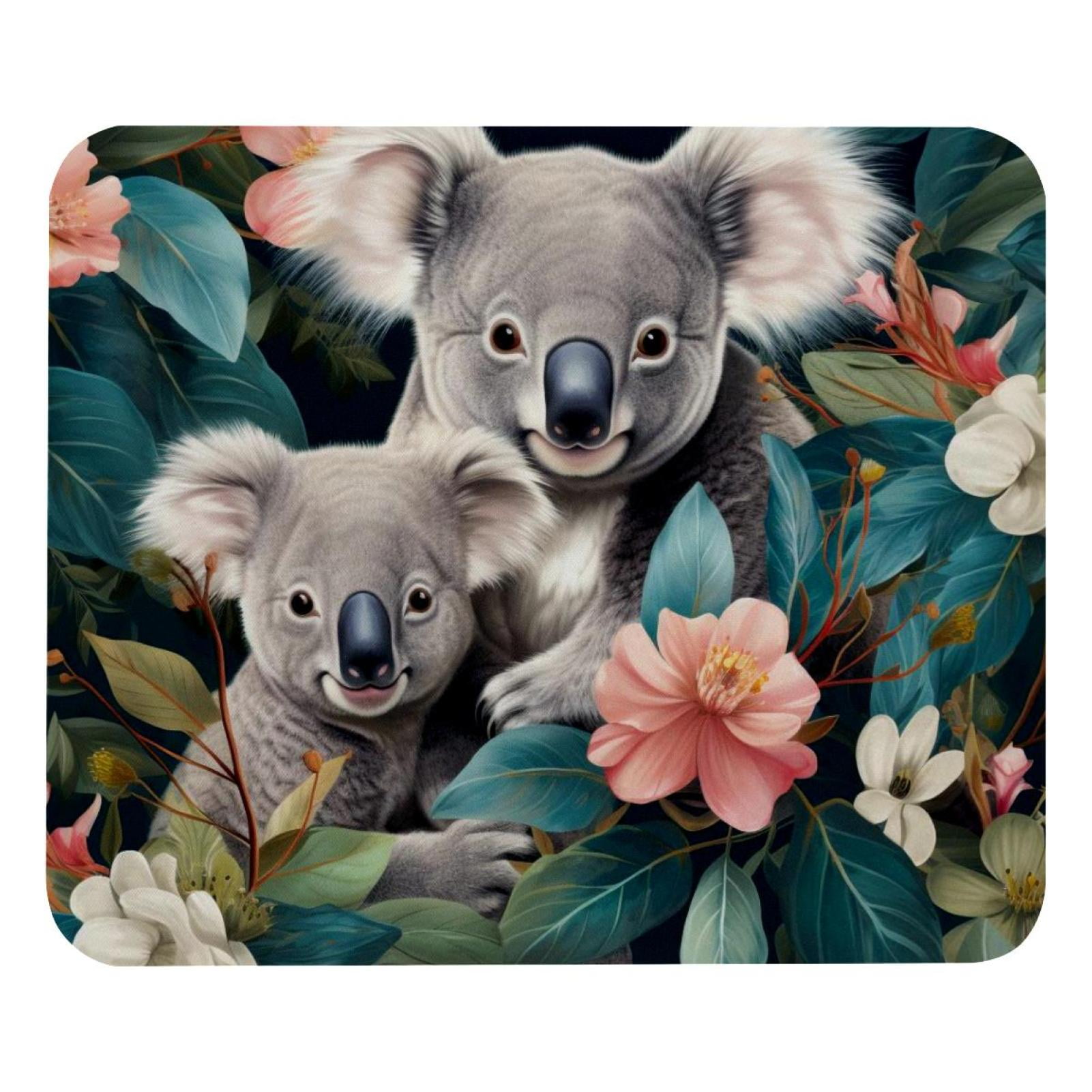 Koala Mouse Pad, Personality Design Rubber Base for Office Decor for ...