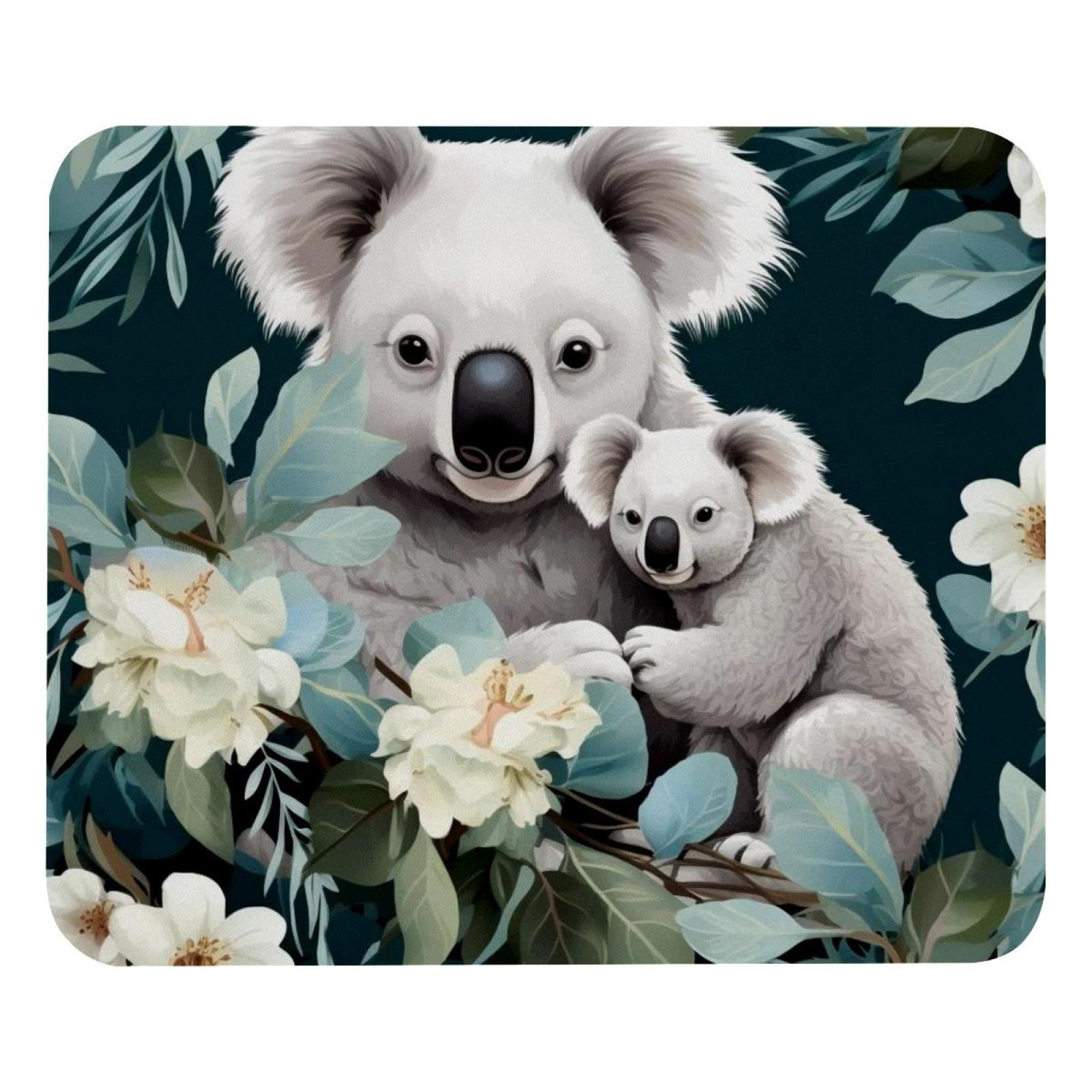 Koala Mouse Pad, Personality Design Rubber Base for Office Decor for ...
