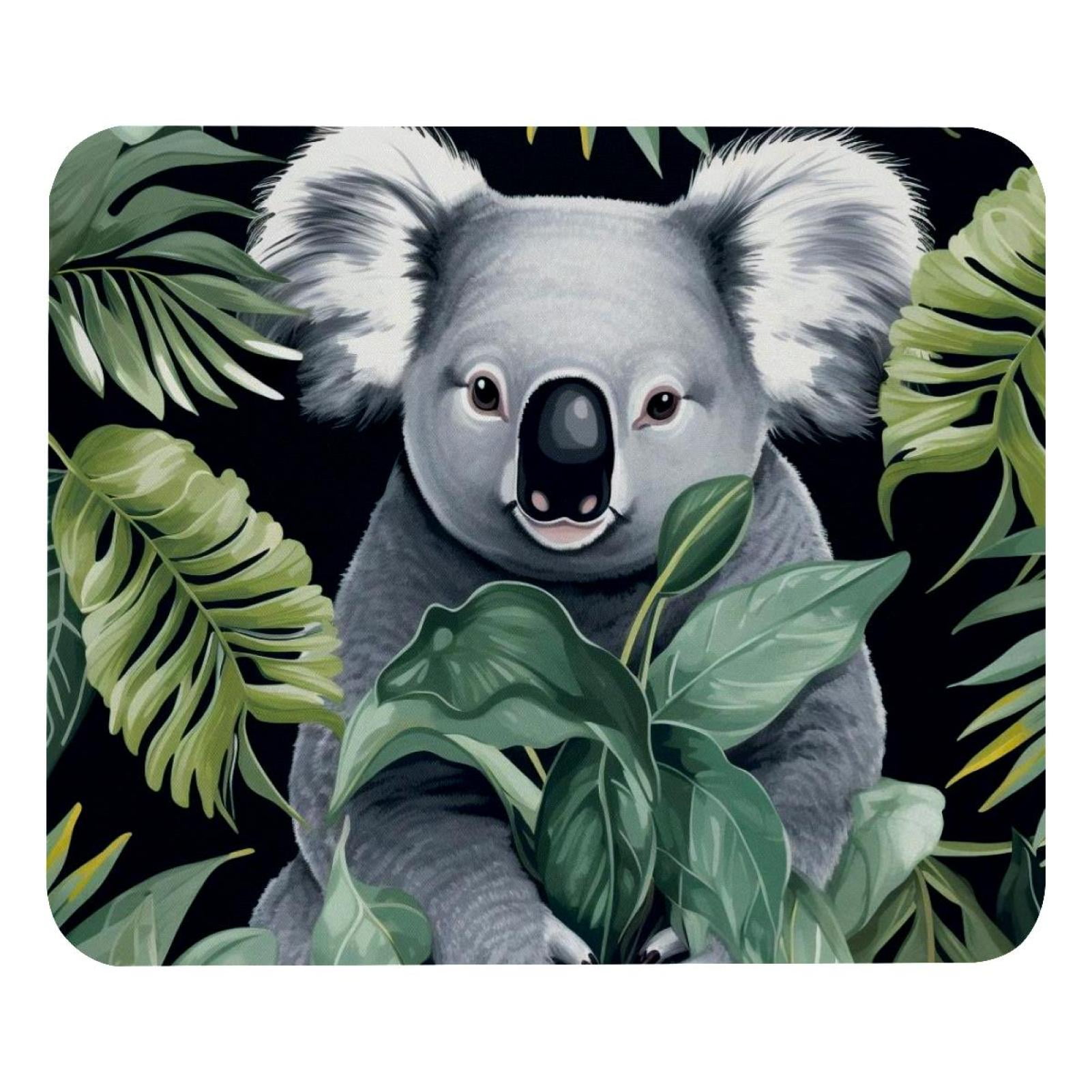 Koala Mouse Pad, Personality Design Rubber Base for Office Decor for ...