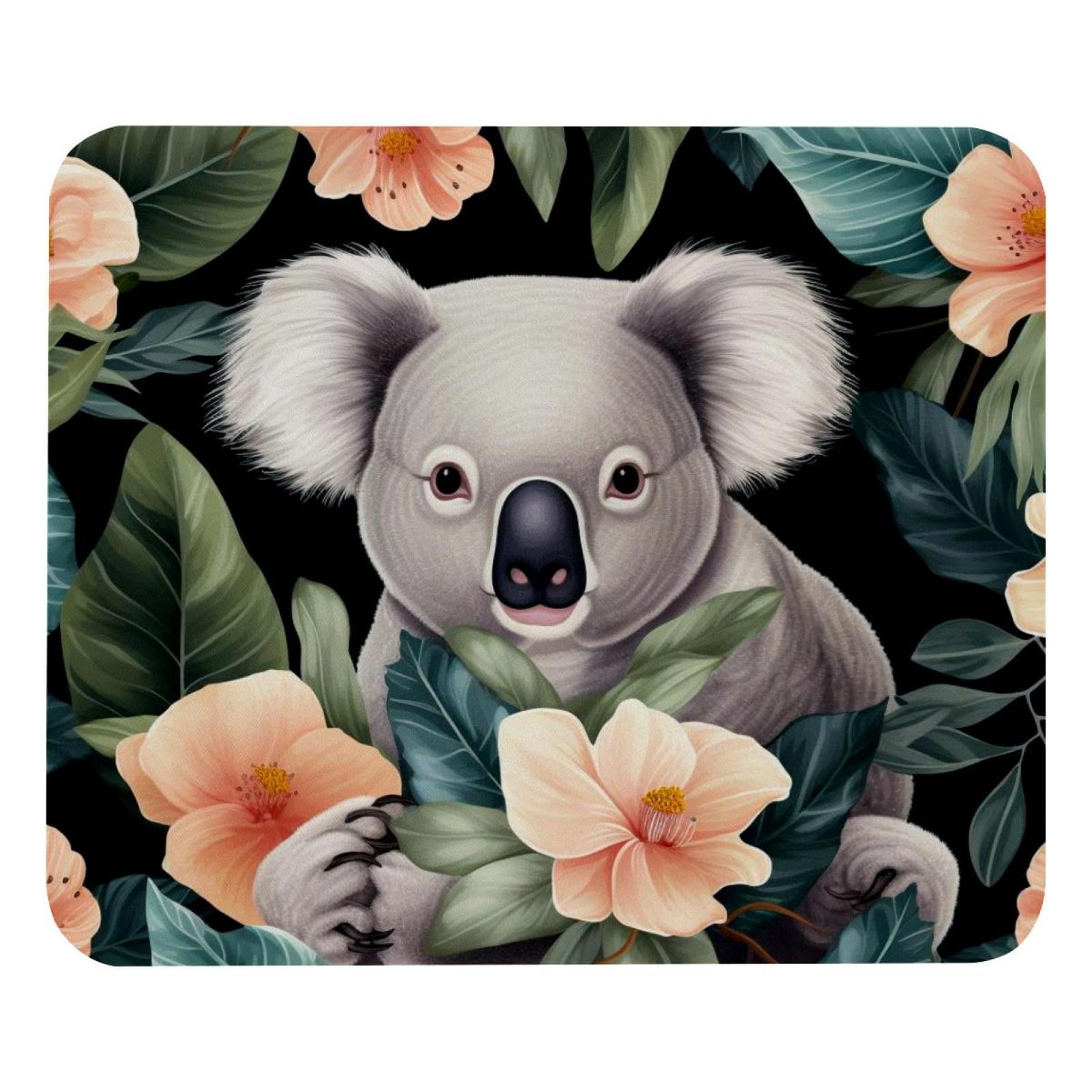 Koala Mouse Pad, Personality Design Rubber Base for Office Decor for ...