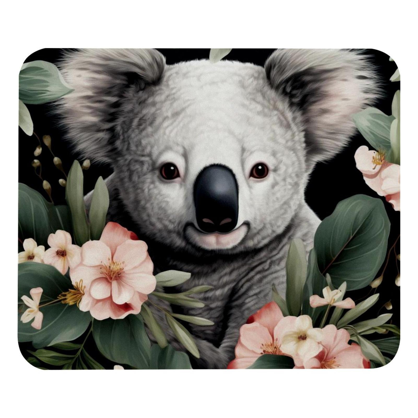 Koala Mouse Pad, Rubber Base Computer Mouse Pads for Wireless Mouse ...