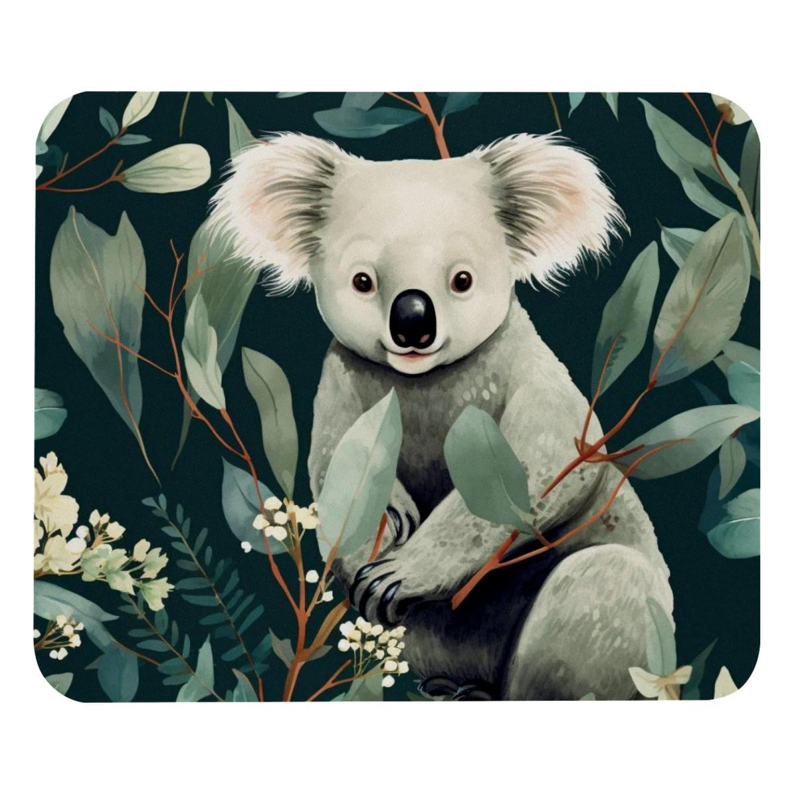 Koala Mouse Pad, Rubber Base Computer Mouse Pads for Wireless Mouse ...