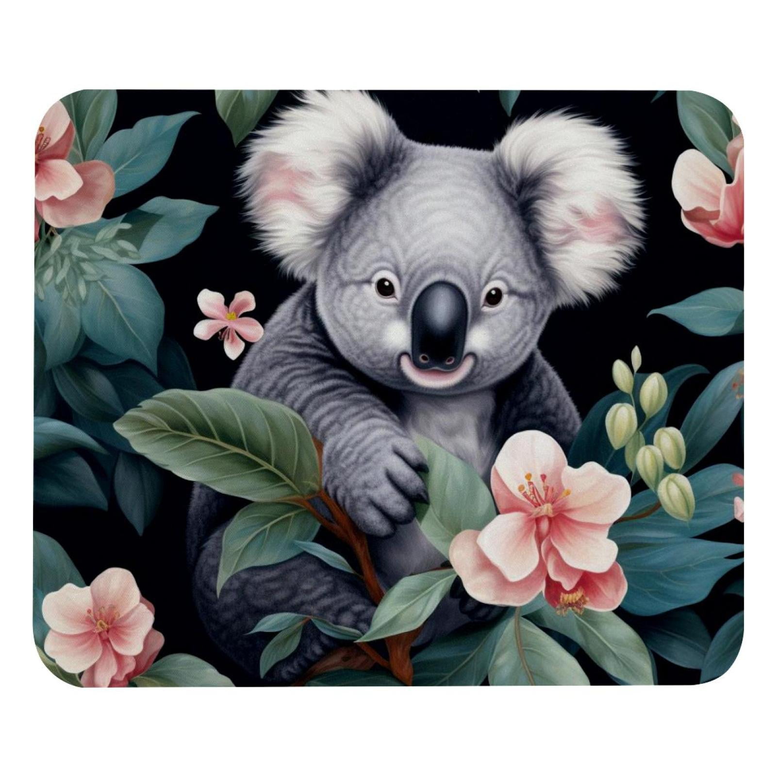 Koala Mouse Pad , Soft Cute Computer Mouse Mat with Rubber Base, Easy ...