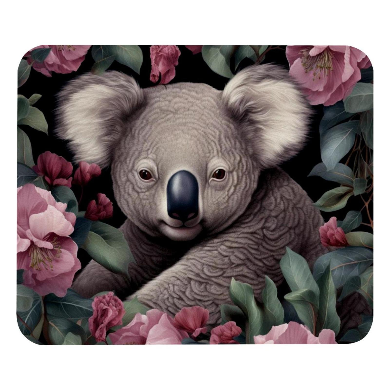 Koala Mouse Pad , Soft Cute Computer Mouse Mat with Rubber Base, Easy ...