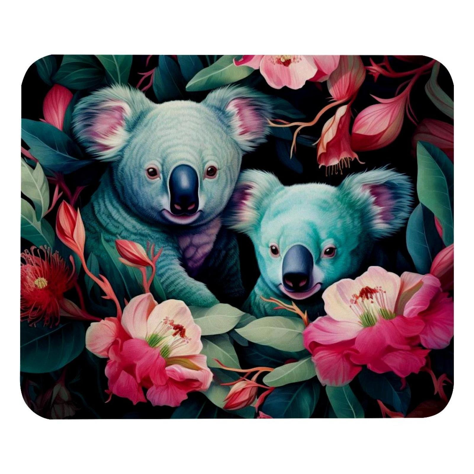 Koala Mouse Pad , Soft Cute Computer Mouse Mat with Rubber Base, Easy ...