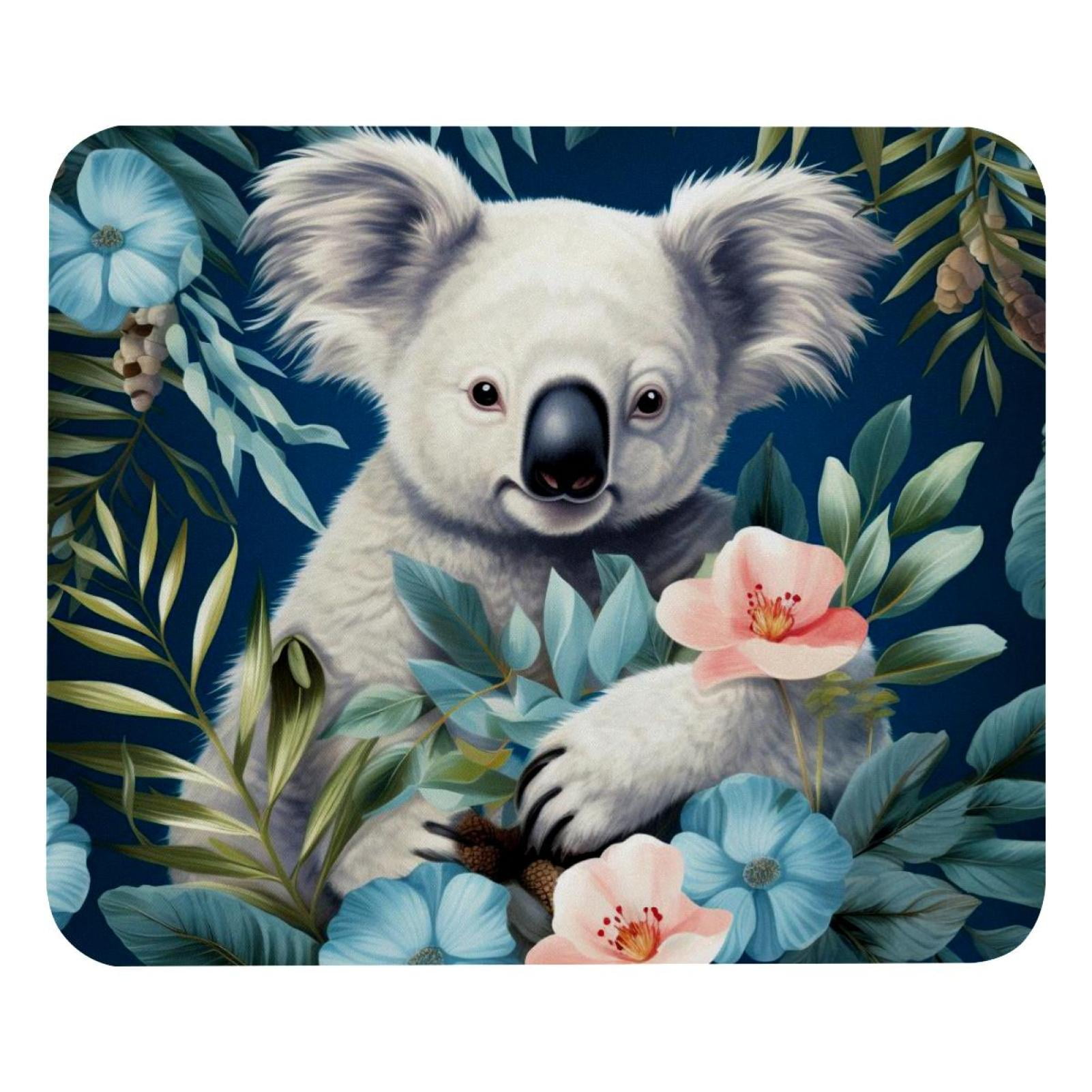 Koala Mouse Pad for Laptop Wireless Mouse Home Office Travel, Portable ...