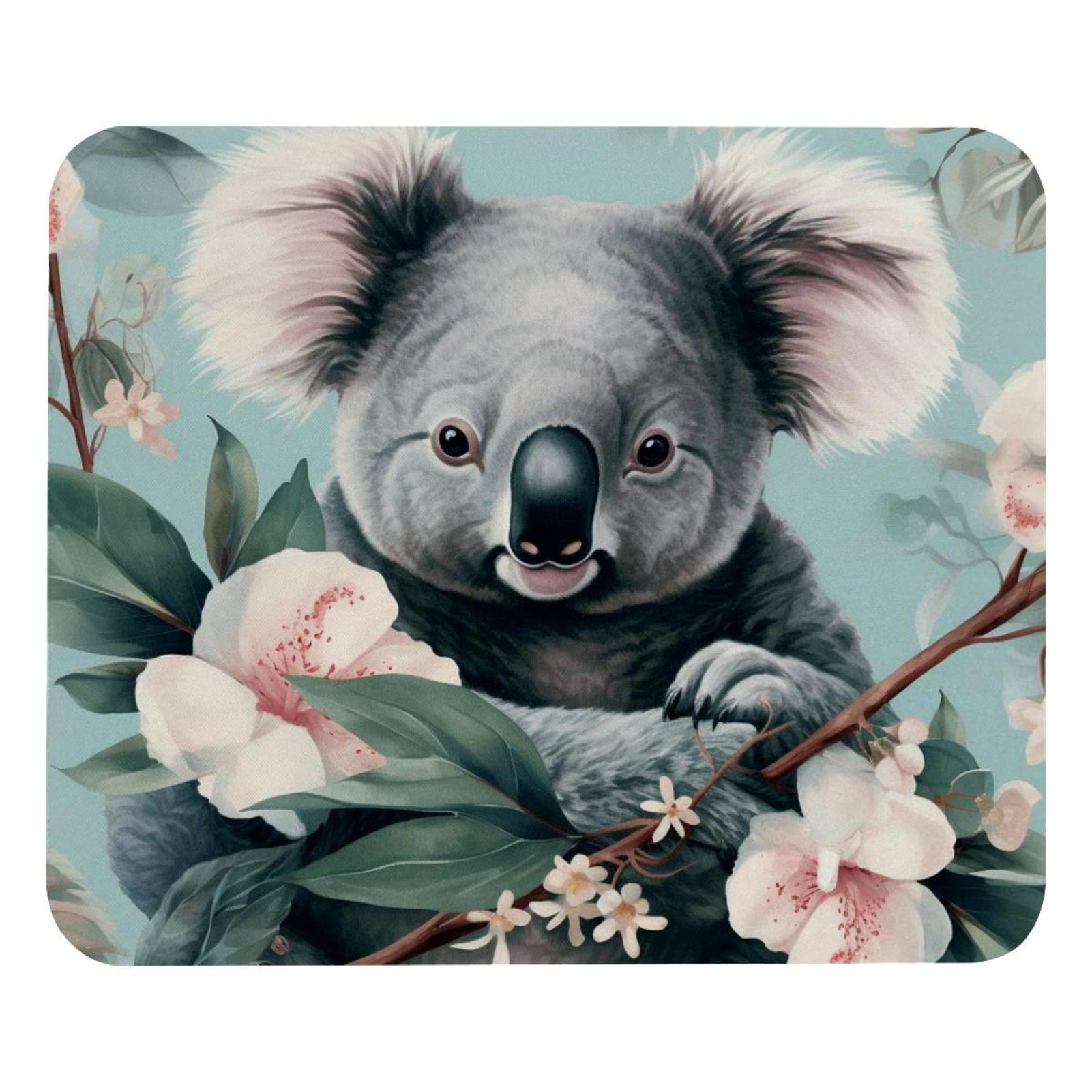 Koala Mouse Pad for Laptop Wireless Mouse Home Office Travel, Portable ...