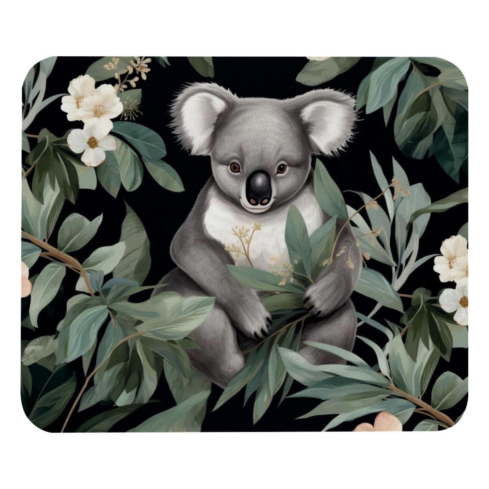 Koala Mouse Pad for Laptop Wireless Mouse Home Office Travel, Portable ...