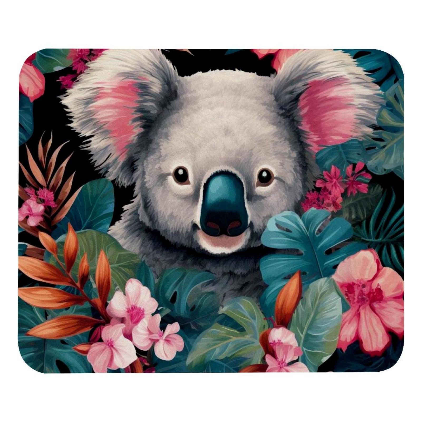Koala Mouse Pad for Wireless Mouse Home Office Desk Laptop with Rubber ...