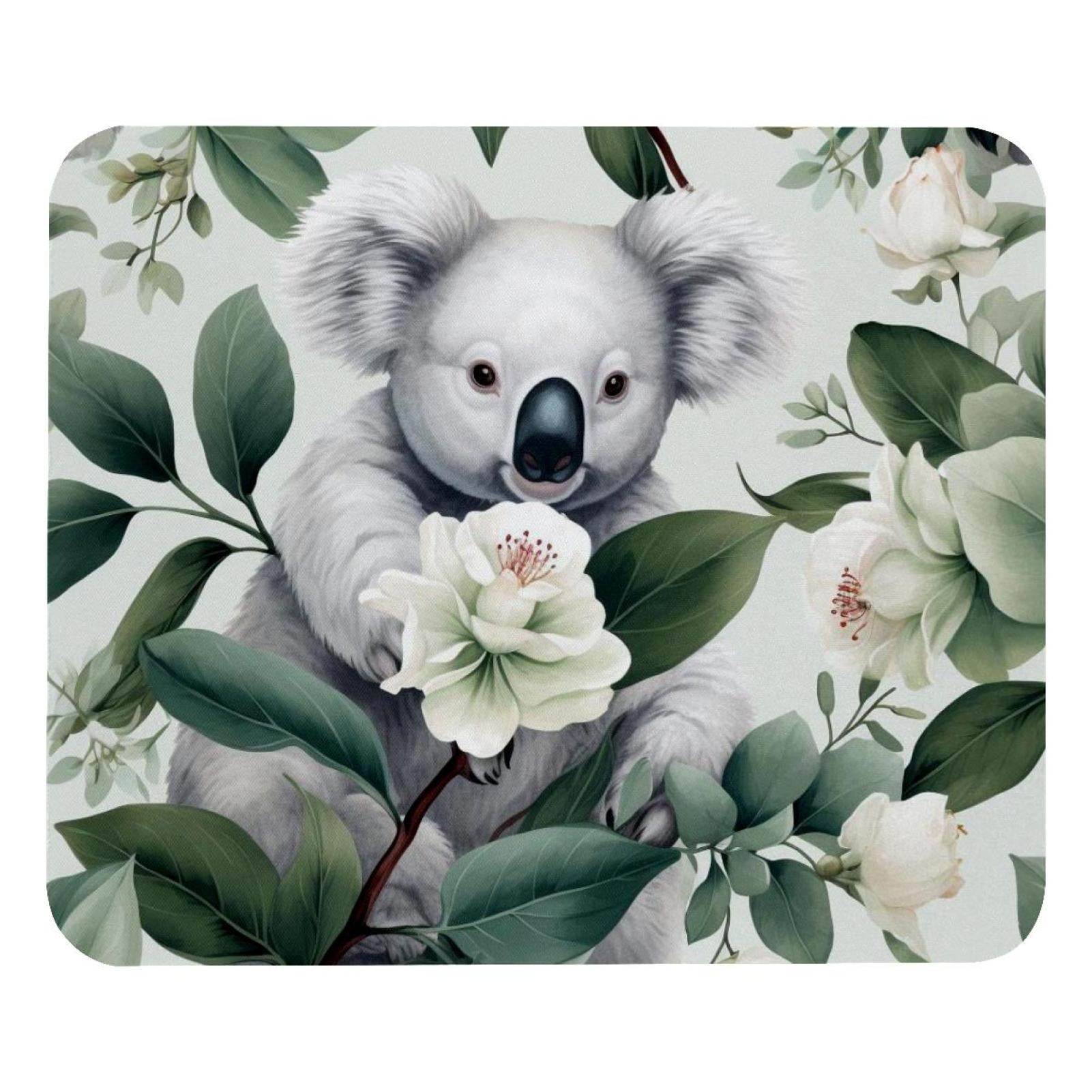 Koala Mouse Pad for Wireless Mouse Home Office Desk Laptop with Rubber ...