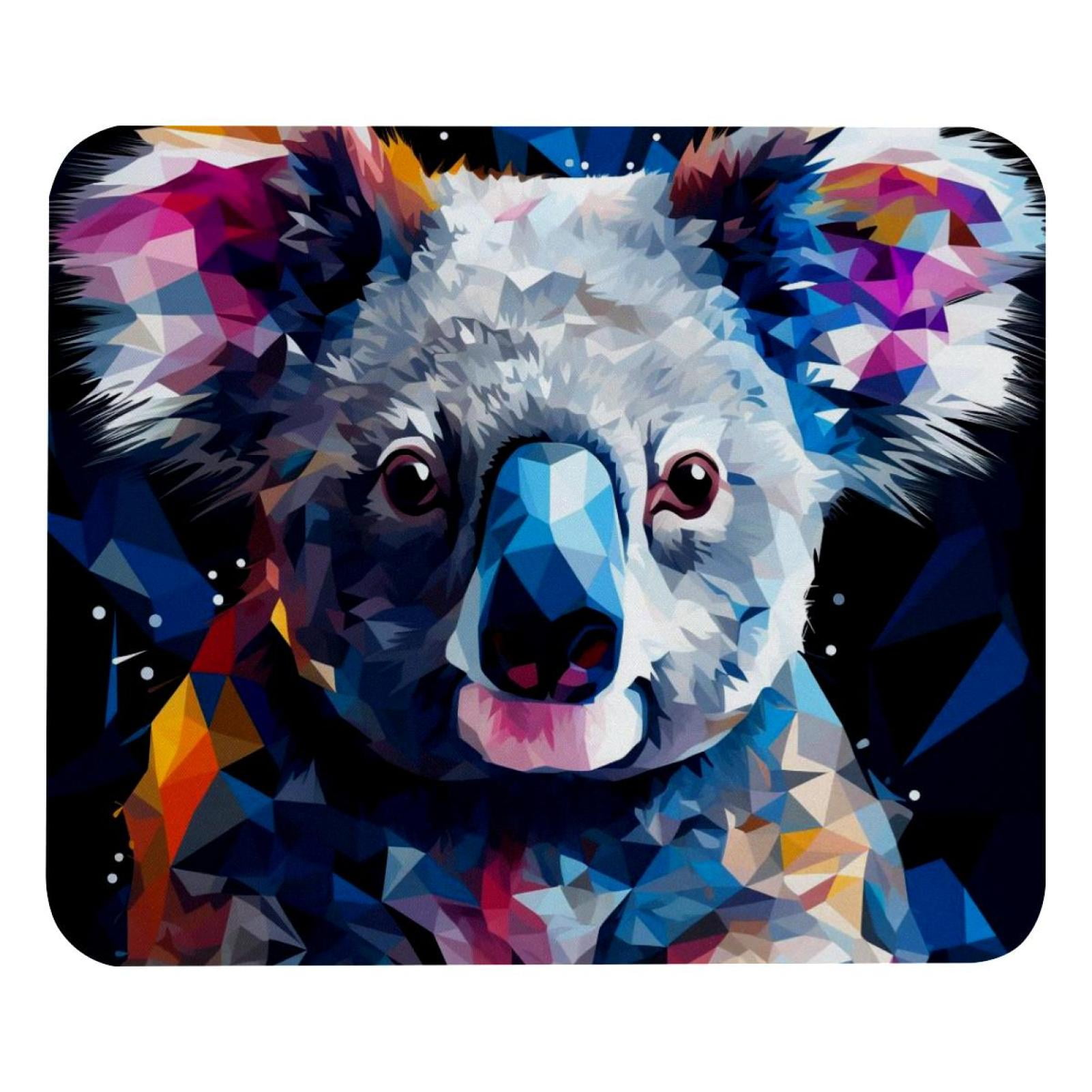 Koala Mouse Pad for Wireless Mouse Home Office Desk Laptop with Rubber ...