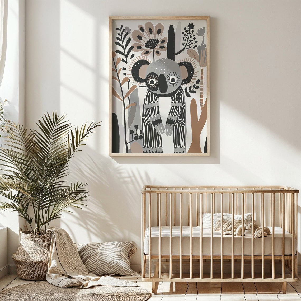 Koala Nursery Wall Art Print Kids Room Decor Australian Animal Poster ...