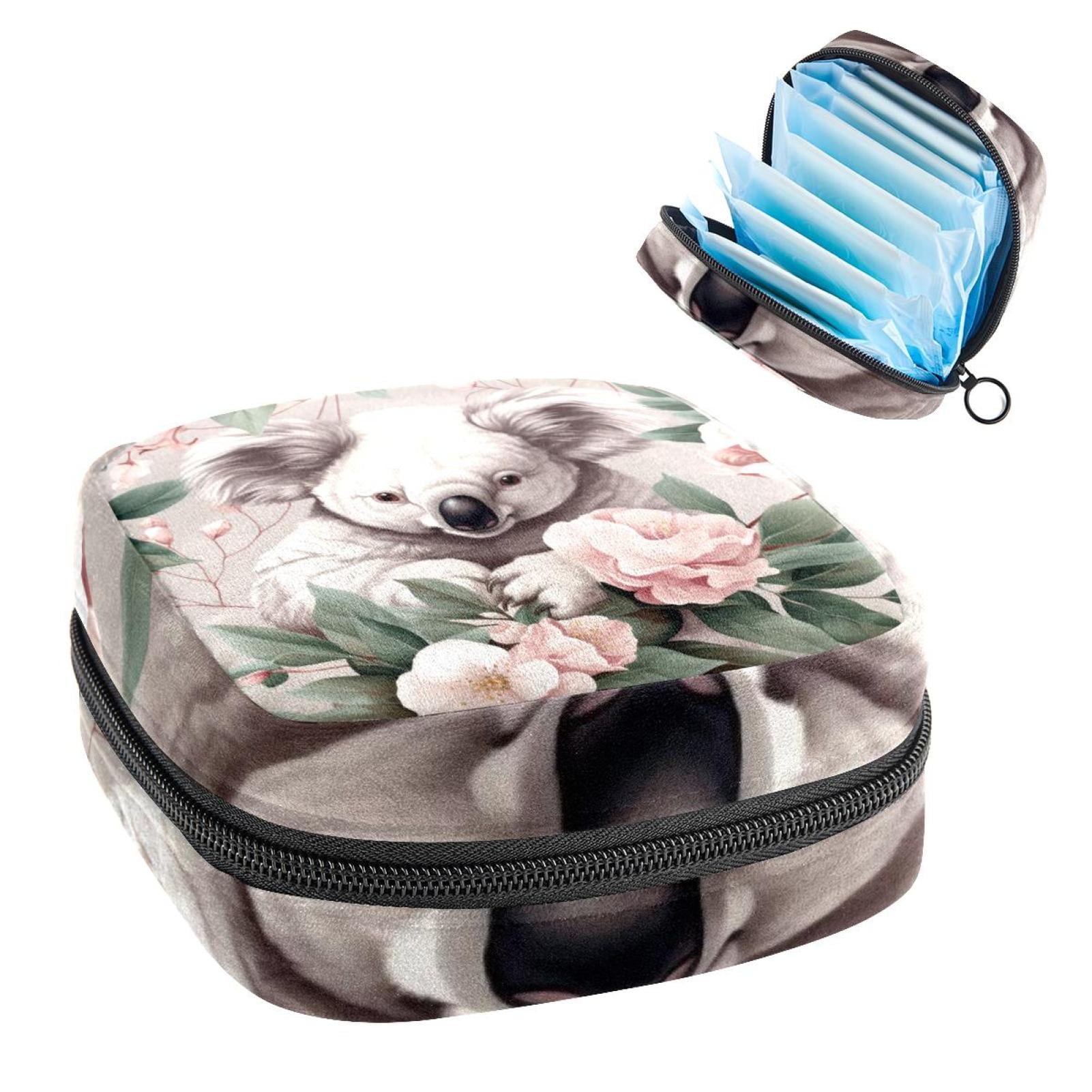 Koala Pad Bag Storage Organizer Pouch for Menstrual Hygiene Products ...