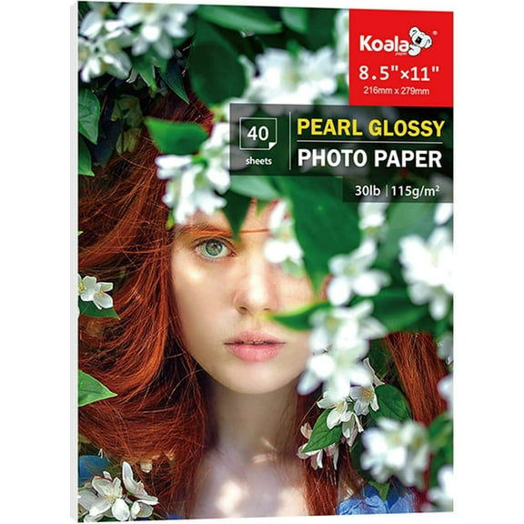 300 Sheets Glossy Photo Paper, 8.5in x 11in Inkjet Photo Printer Paper ...