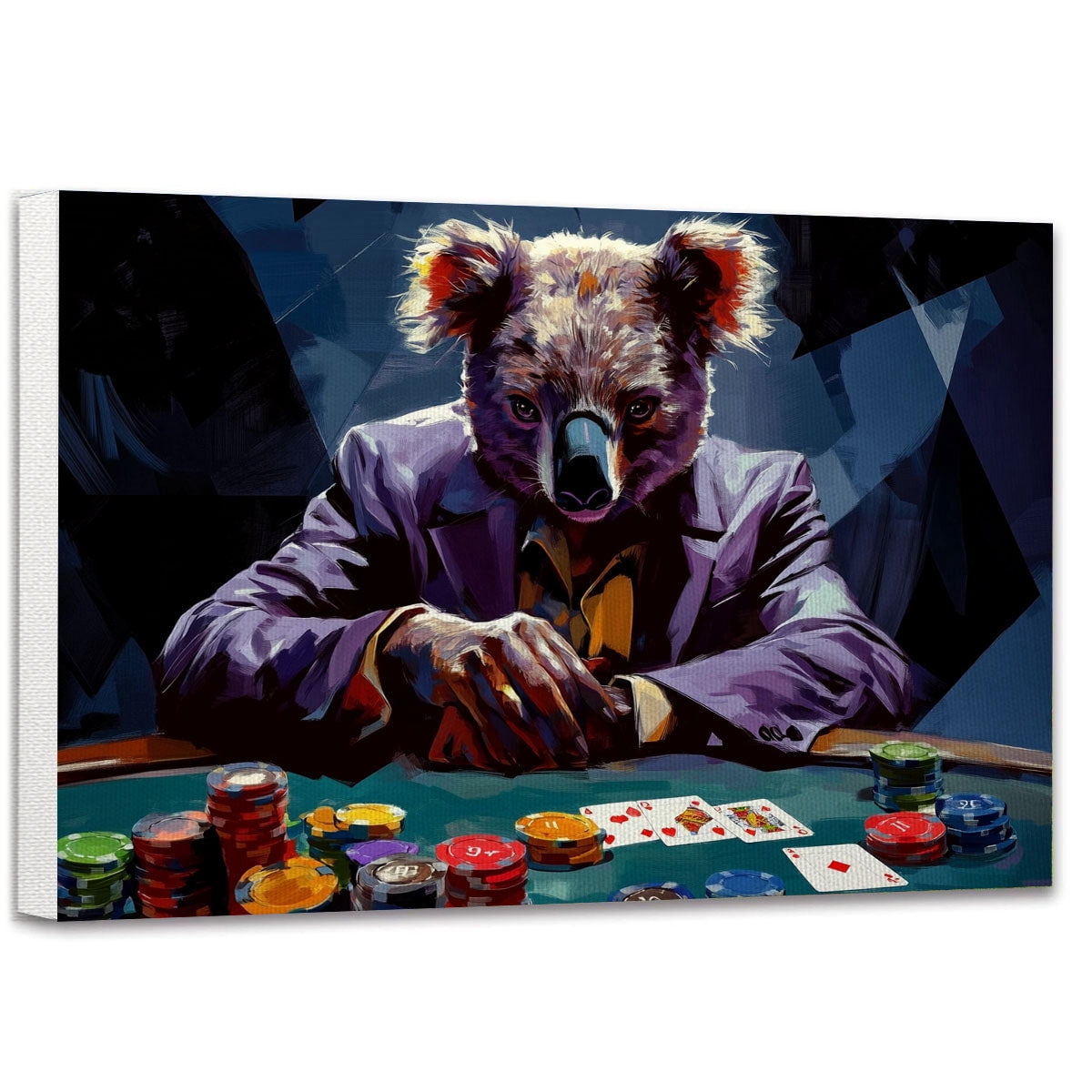 Koala Playing Poker Poster Wall Art Poster Wall Decor Aesthetic Posters ...
