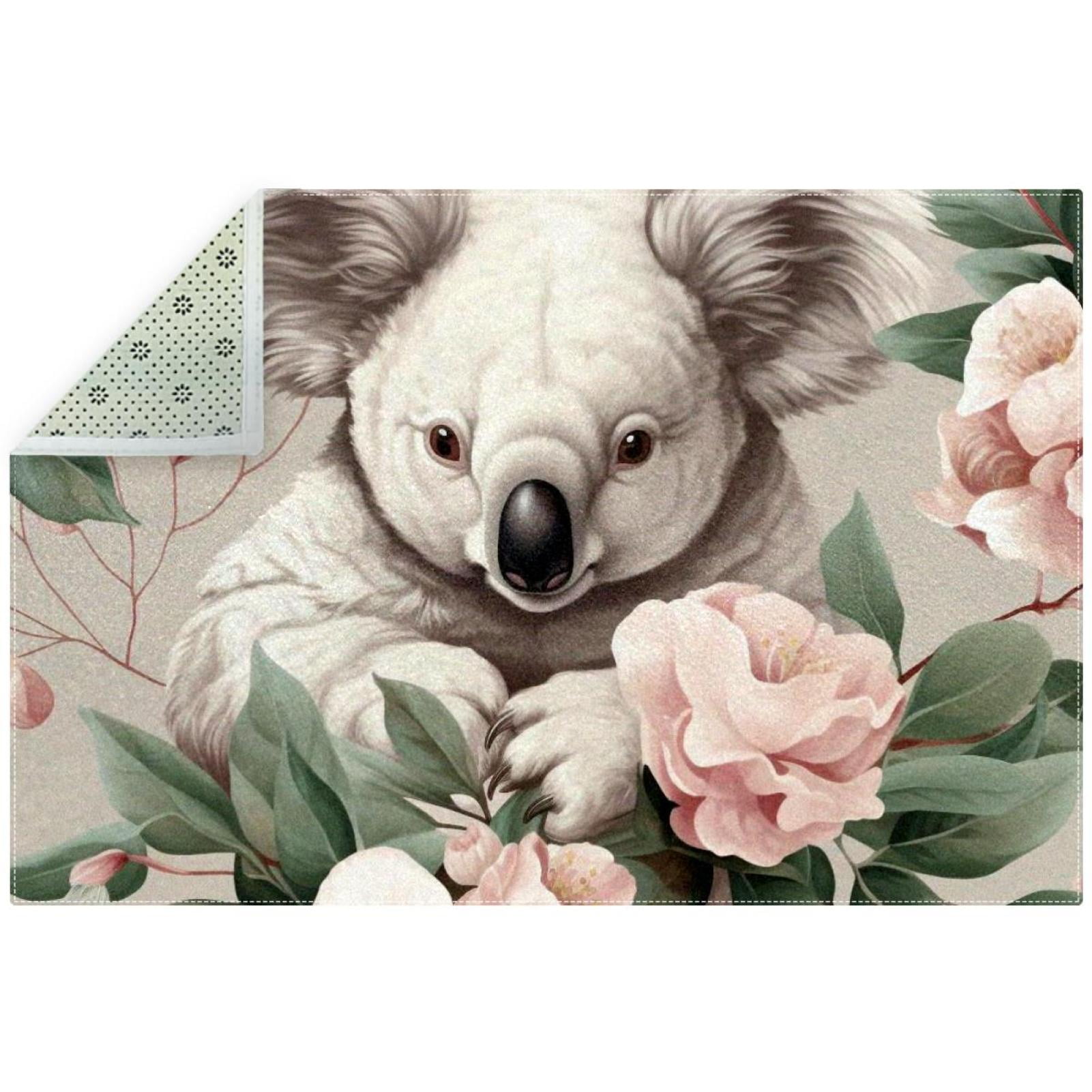 Koala Polyester Office Mat - Right-Angle Floor Protector for Comfort ...