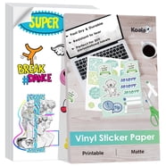 Uinkit Holographic Sticker Paper for Inkjet and laser printer 60Sheets ...