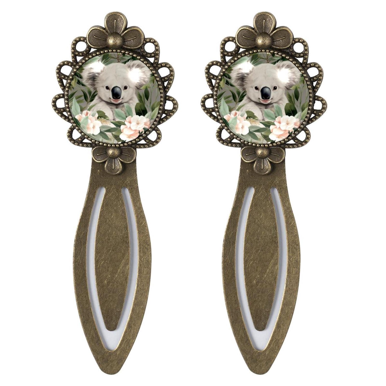 Koala Reading Accessories: Vintage Copper-Colored Lace Bookmarks - Set ...