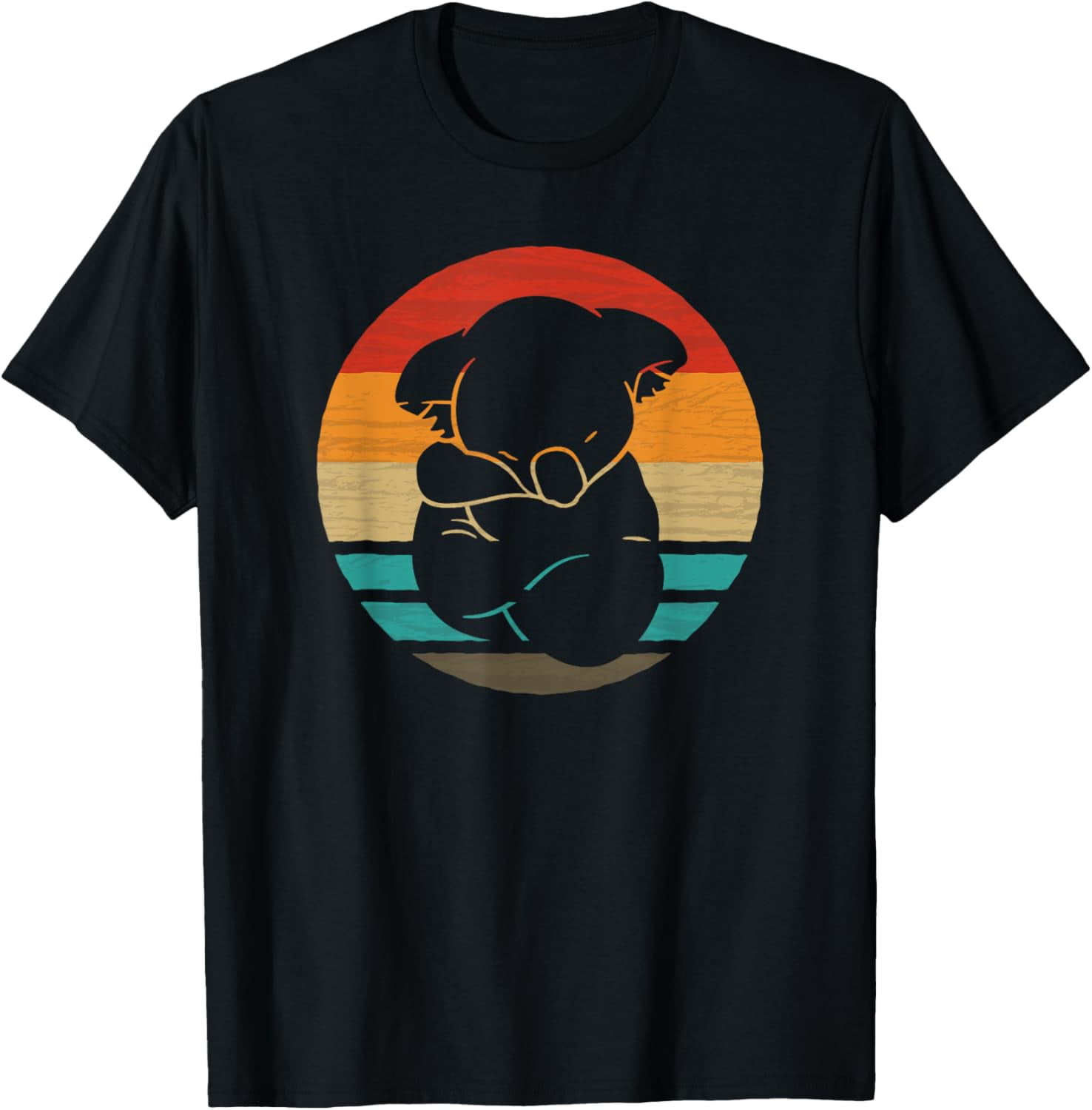 Koala Retro Style Vintage T-Shirt men and women can wear, black, white ...