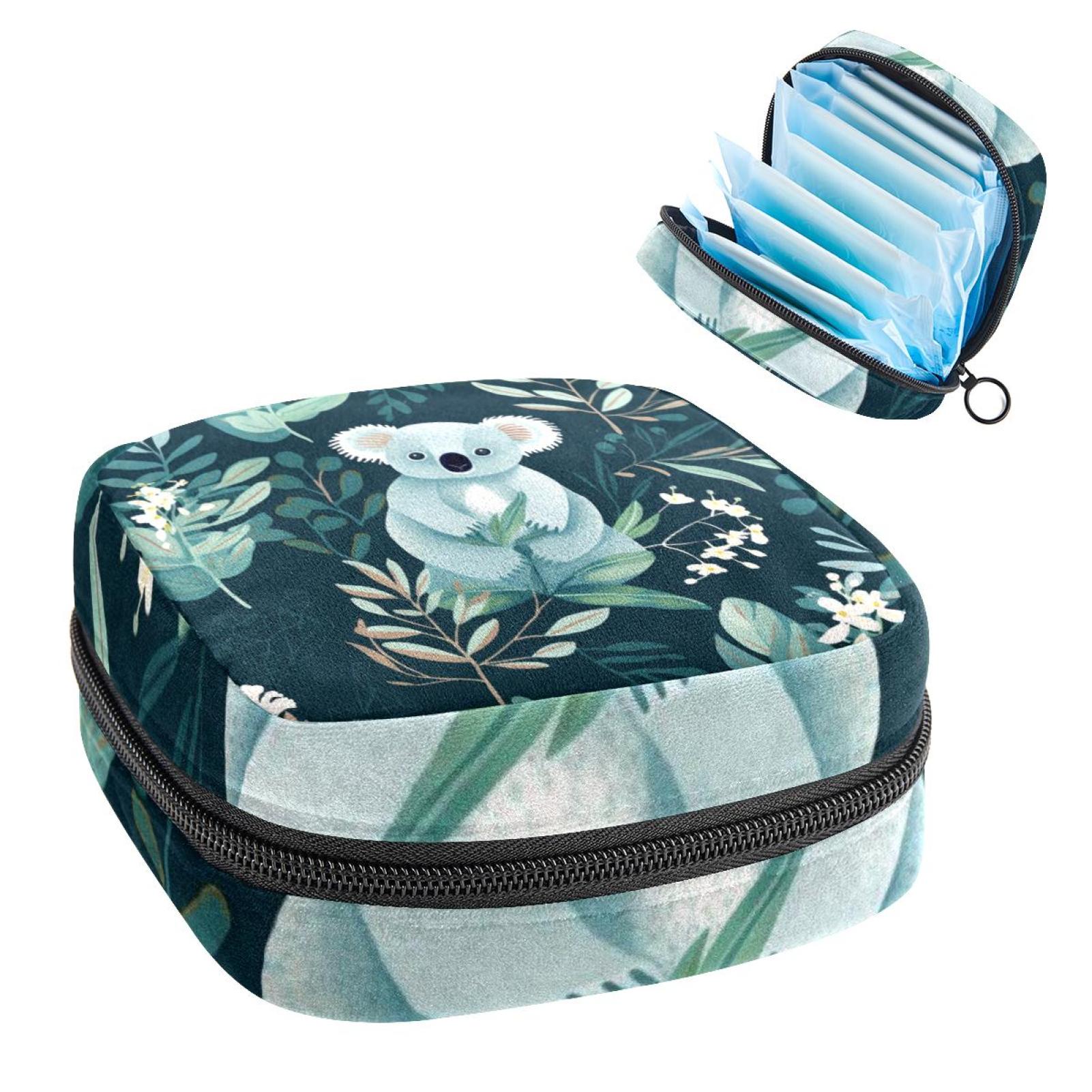 Koala Sanitary Napkin Bag Period Pouch Travel Organizer Zipper Pouch ...