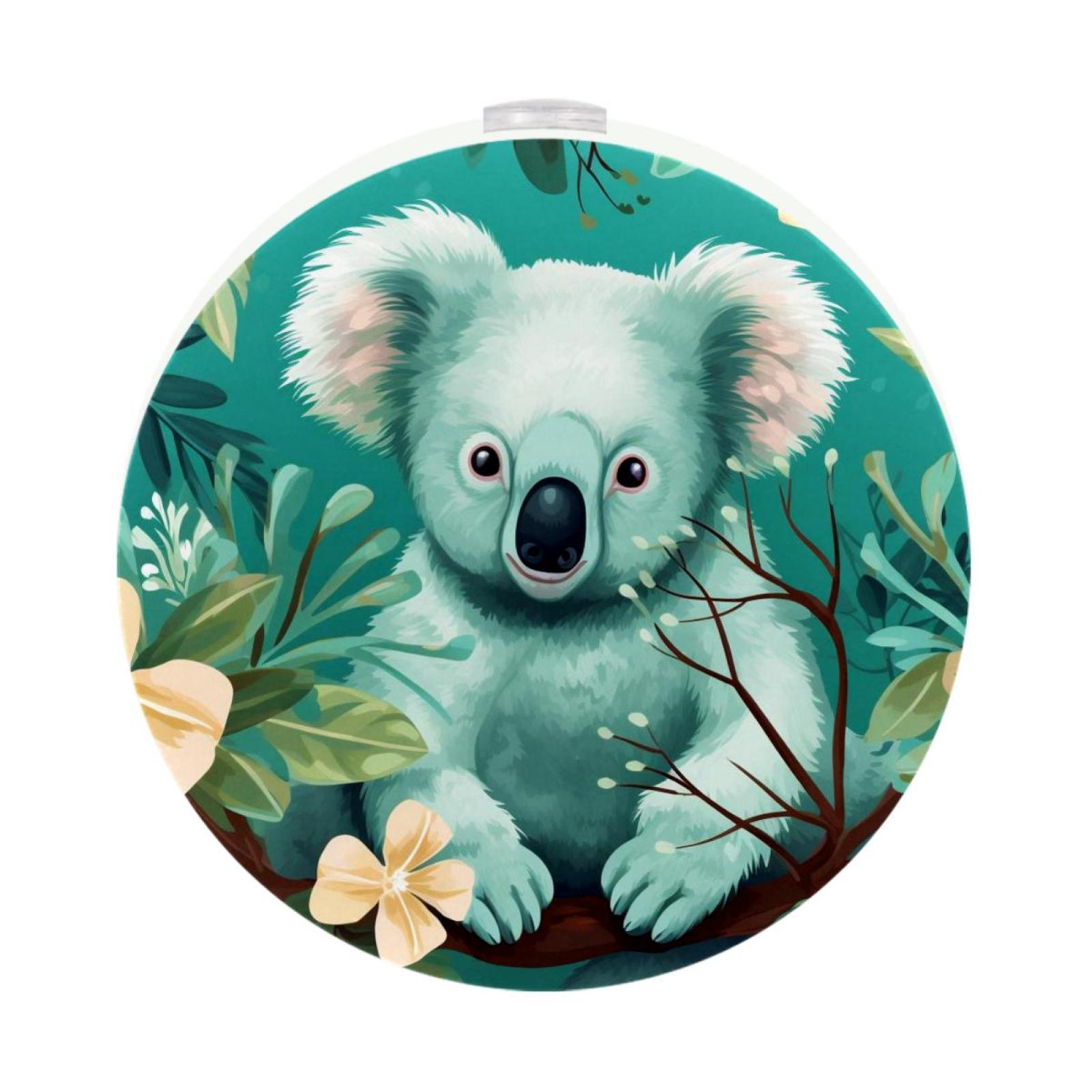 Koala Set of 2 LED Round Night Lights for Brightening up your Space at ...