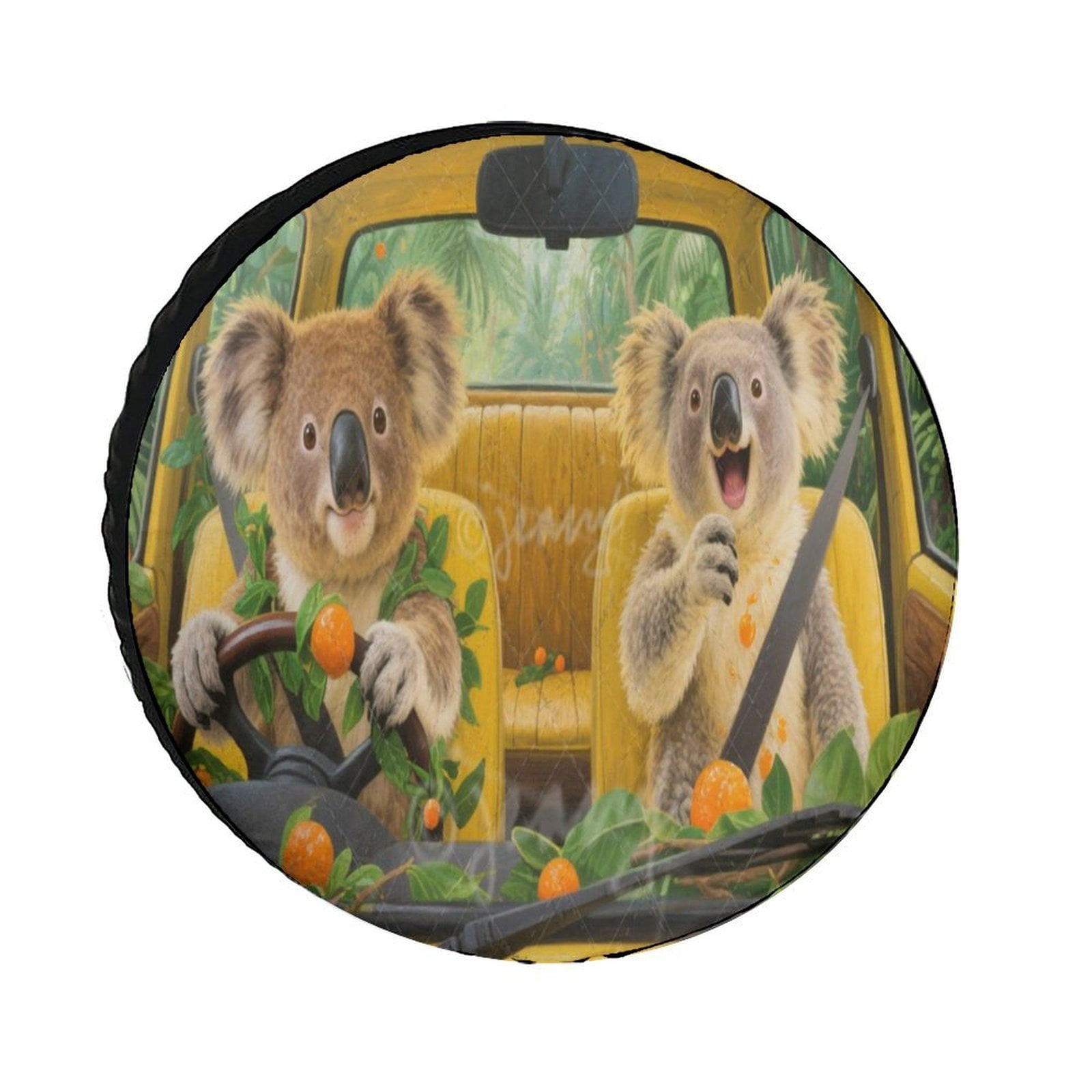 Koala Spare Tire Cover, Universal Wheel Tire Cover Tire Protectors for ...