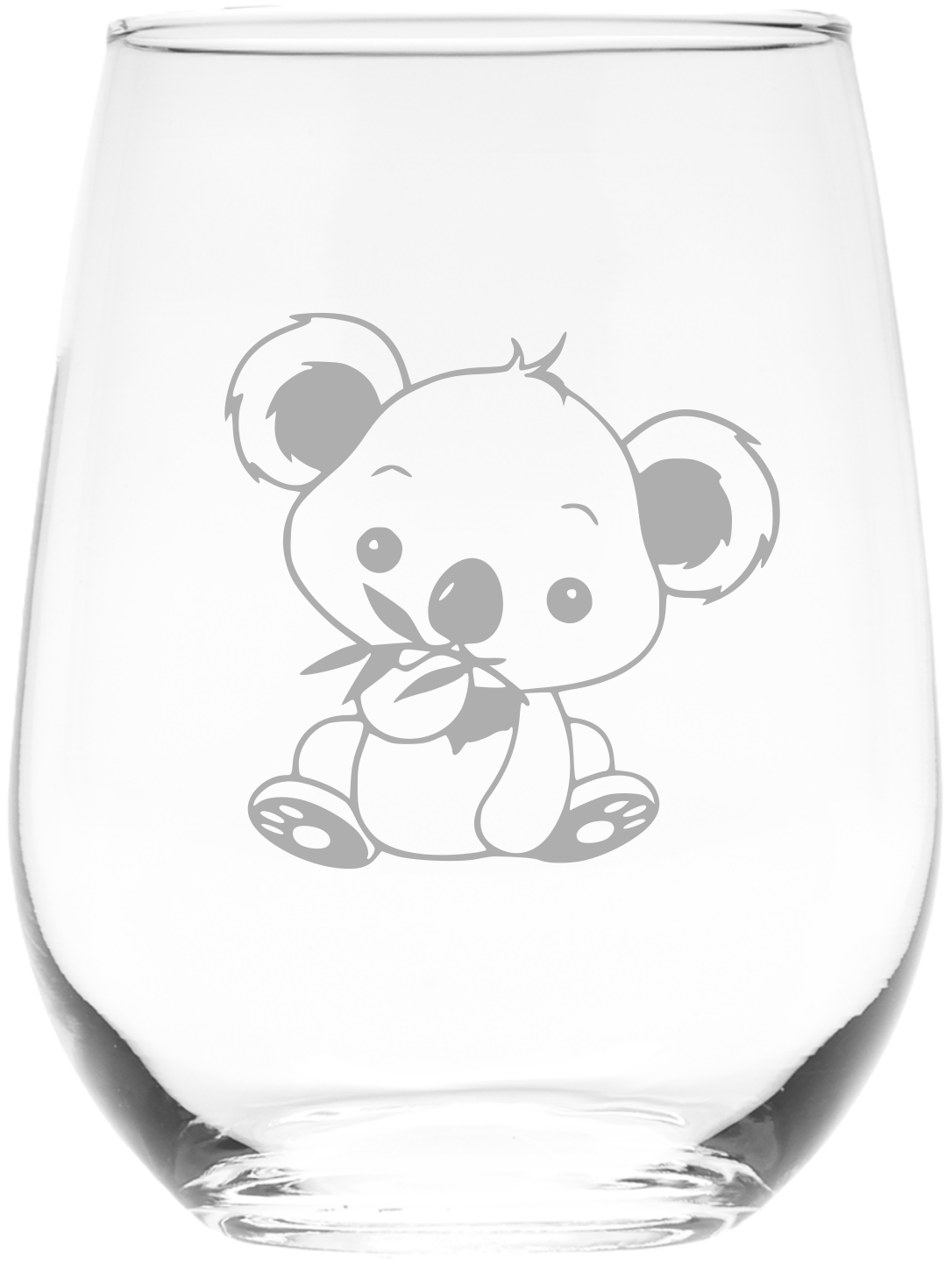 Koala Stemless Wine Glass - 17 oz. (Style K1) - Walmart.com