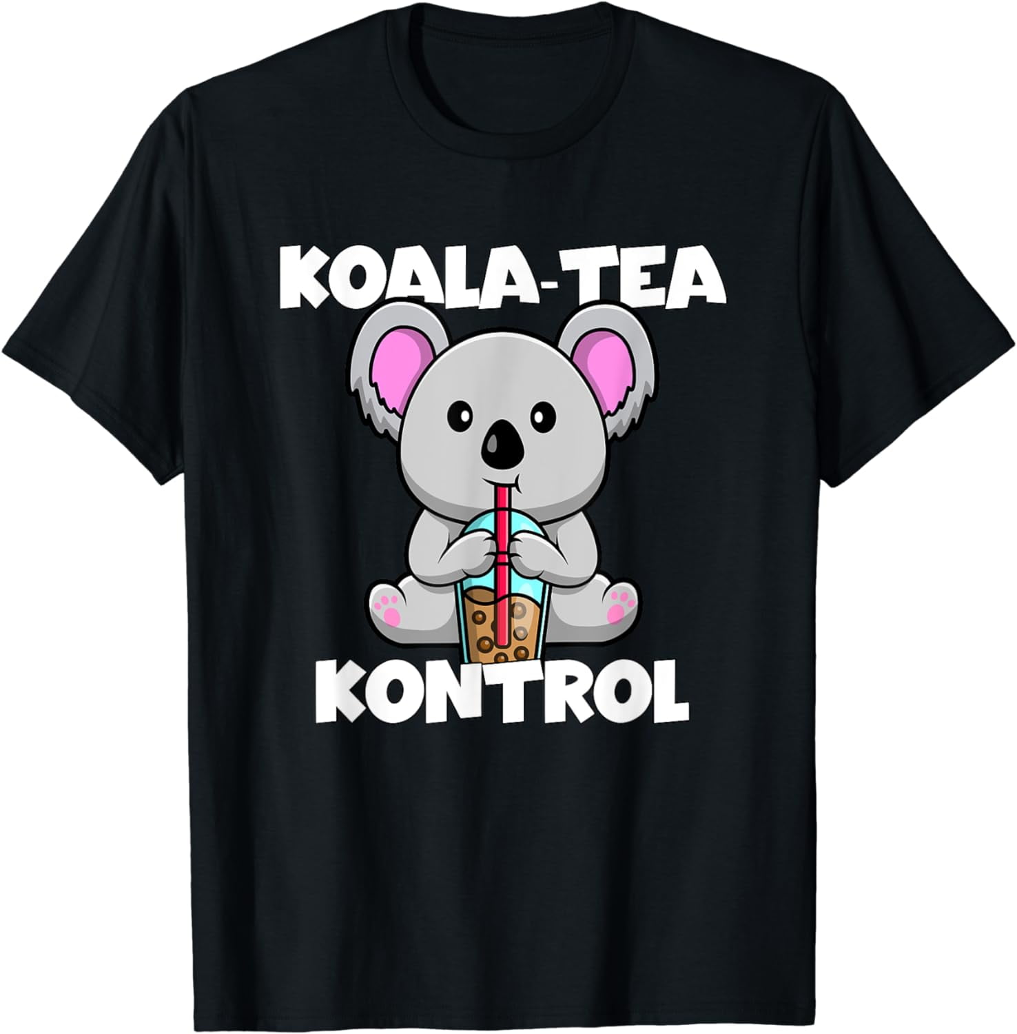 Koala Tea Boba Bubble Tea Milk Tea Pearls Kawaii Anime Bear T-Shirt ...